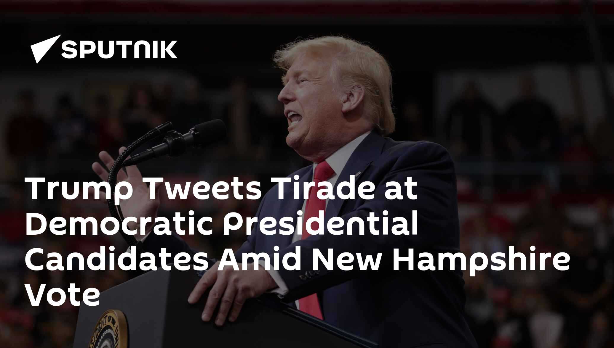 Trump Tweets Tirade at Democratic Presidential Candidates Amid New ...