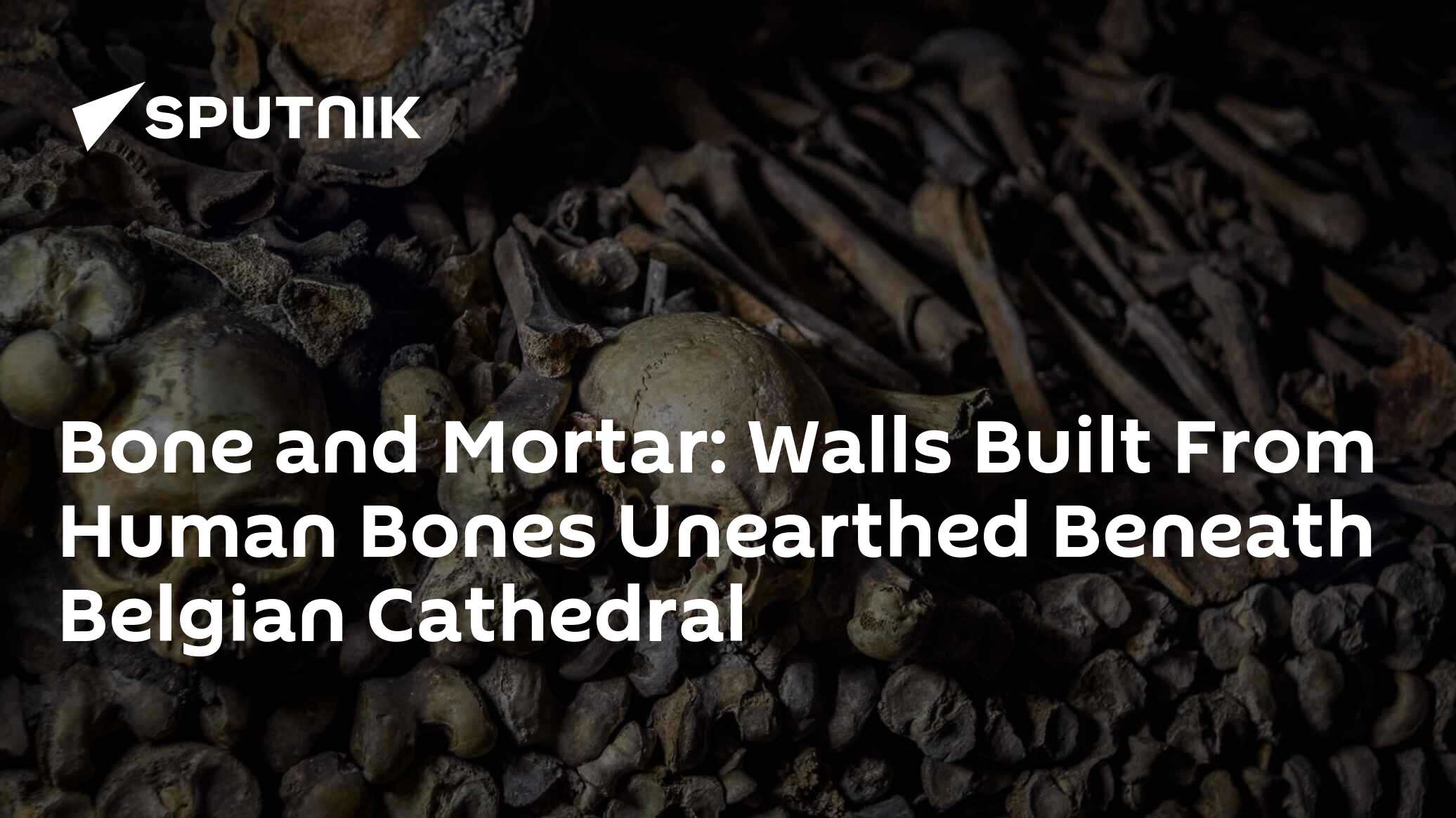 Bone and Mortar: Walls Built From Human Bones Unearthed Beneath Belgian ...