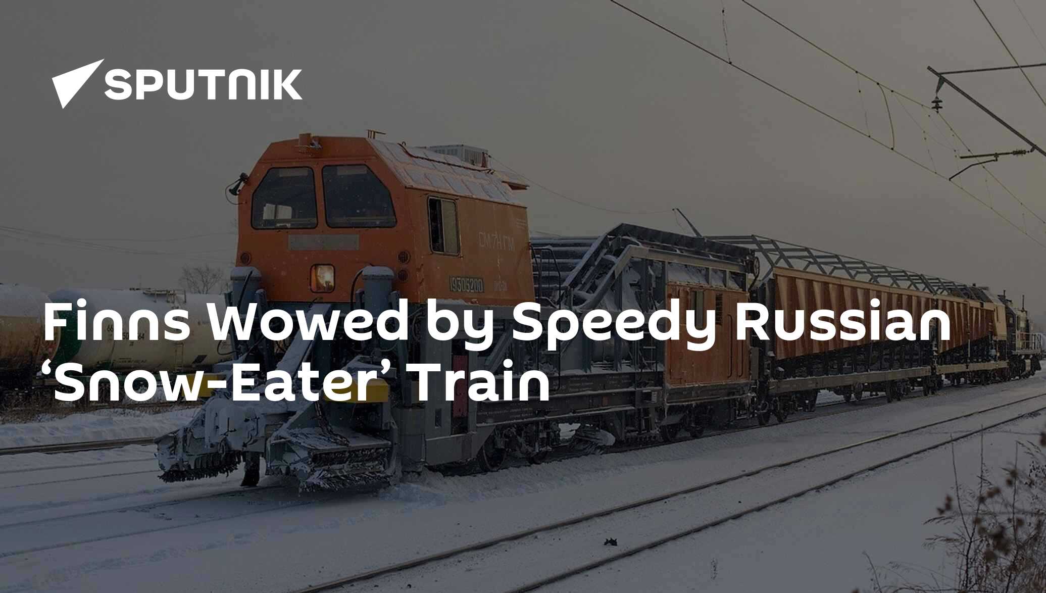 Finns Wowed by Speedy Russian ‘Snow-Eater’ Train