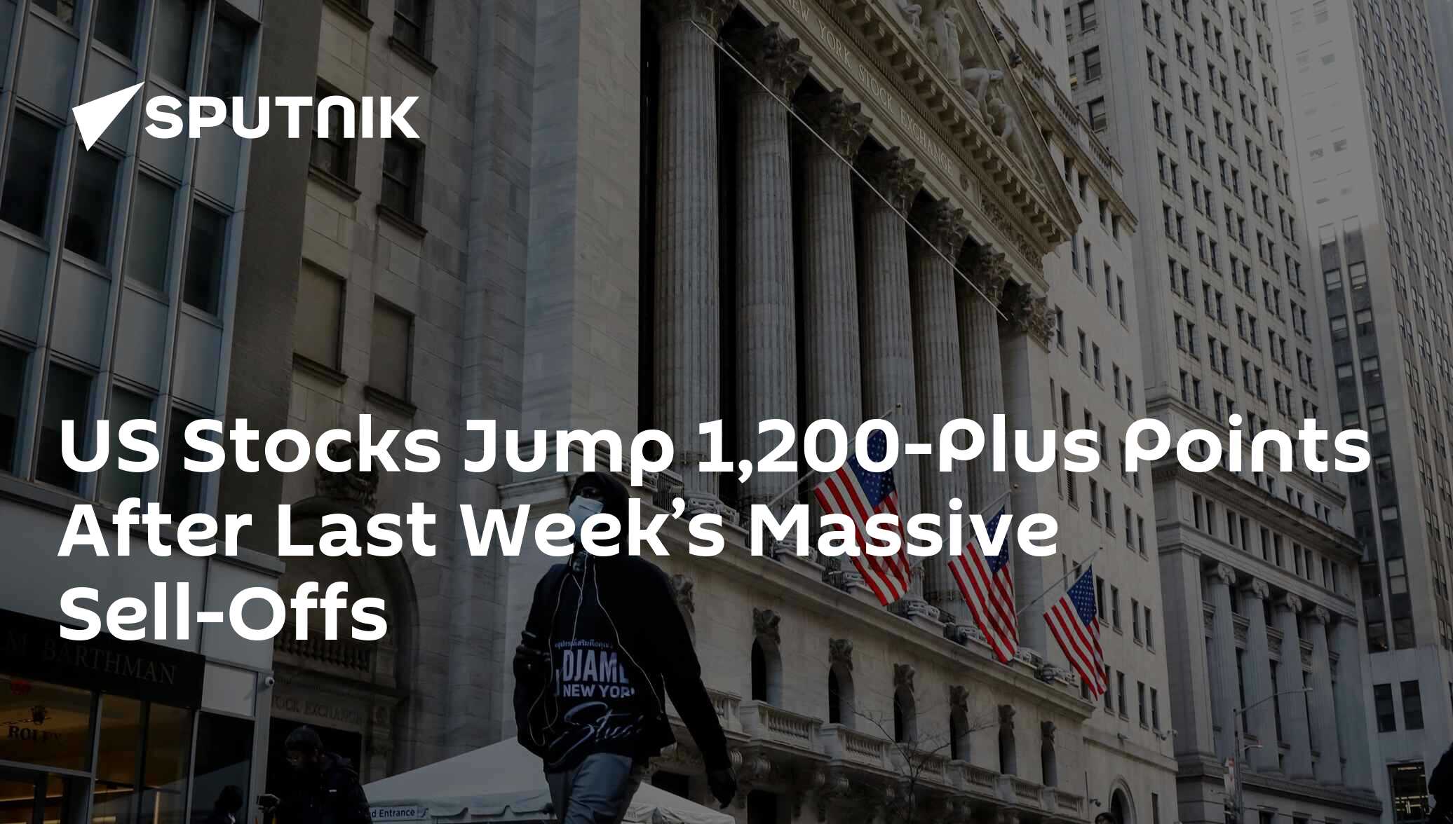 US Stocks Jump 1,200-Plus Points After Last Week’s Massive Sell-Offs ...
