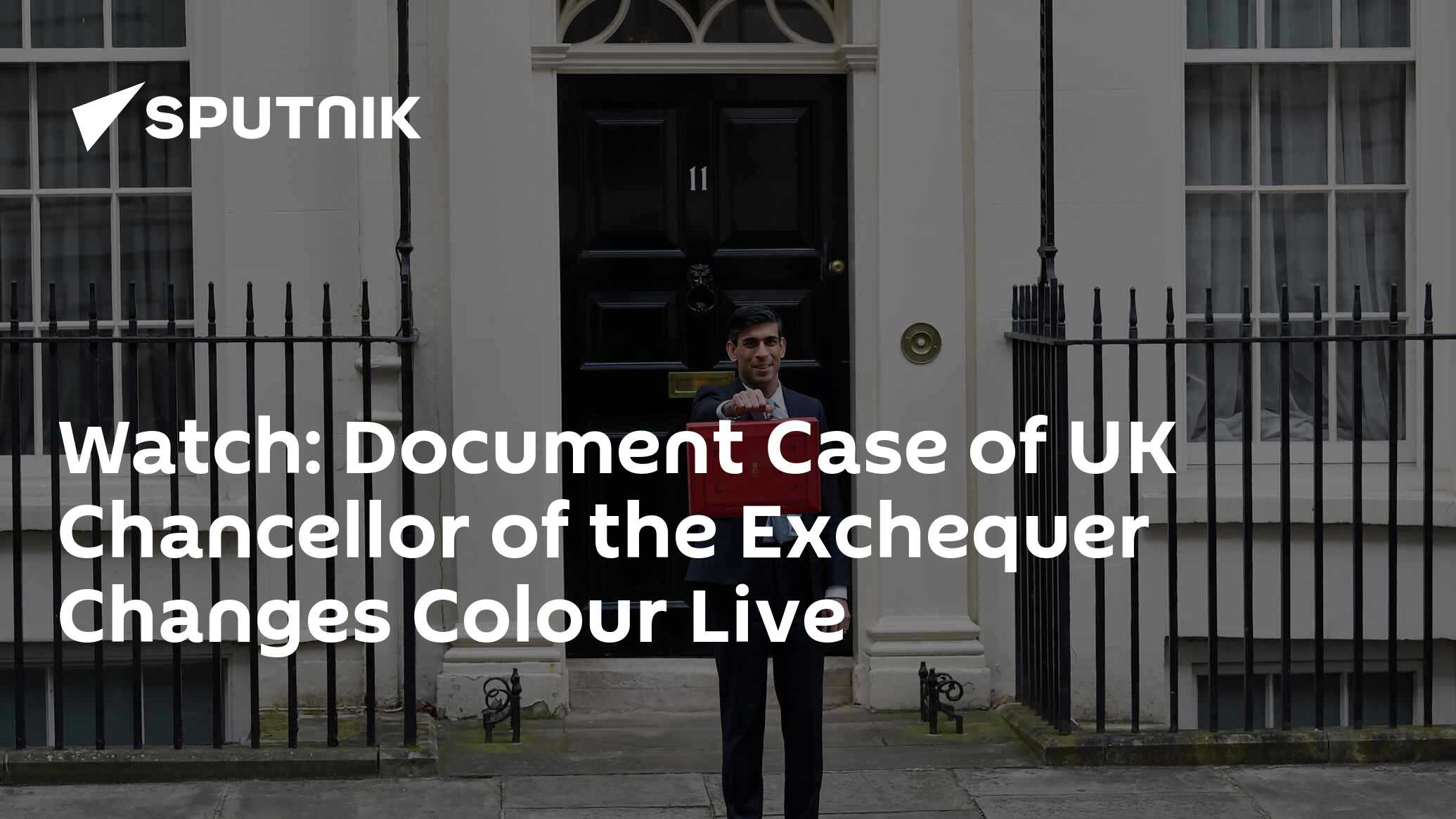 Watch: Document Case of UK Chancellor of the Exchequer Changes Colour ...