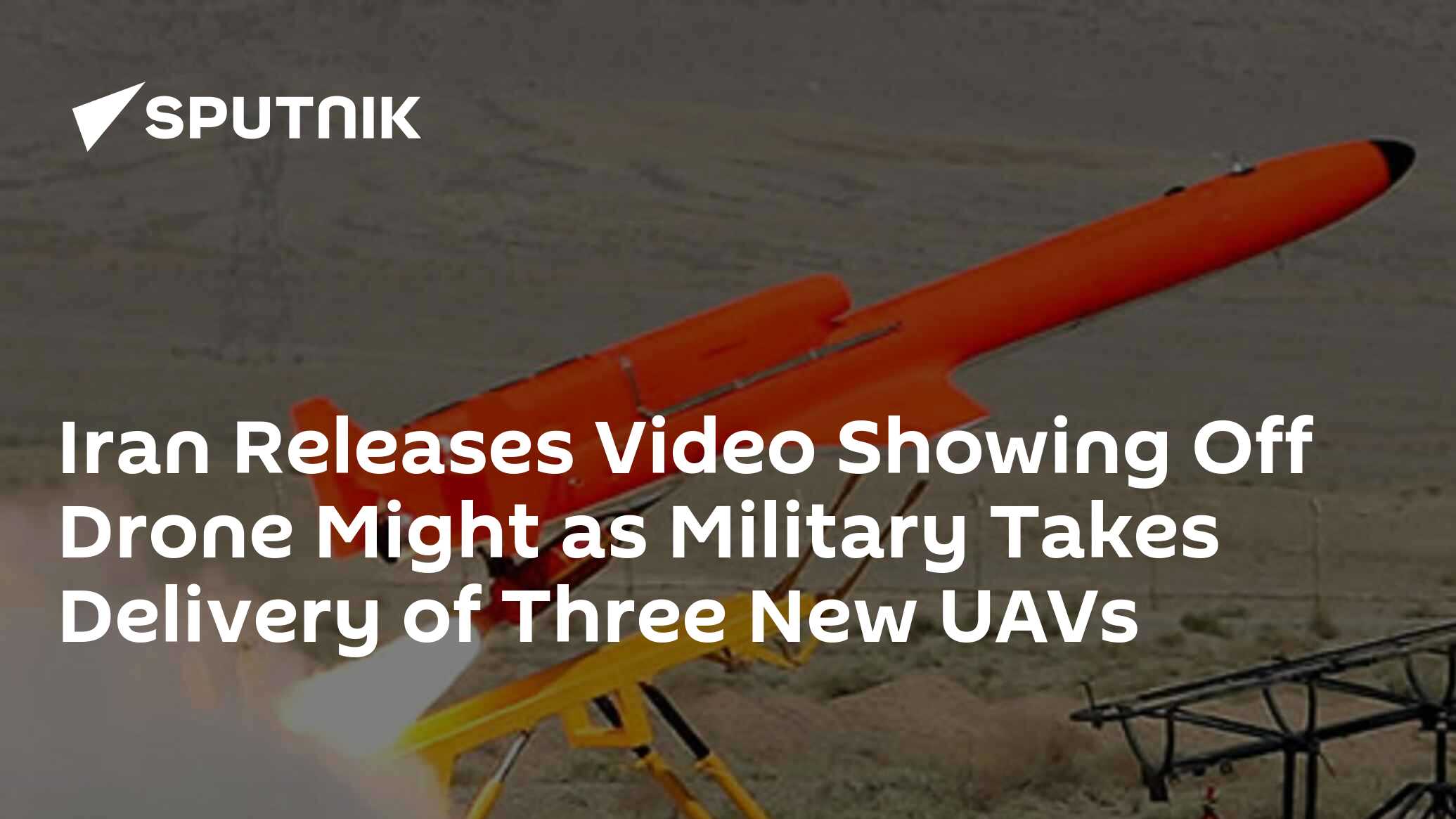 Iran Releases Video Showing Off Drone Might as Military Takes Delivery ...