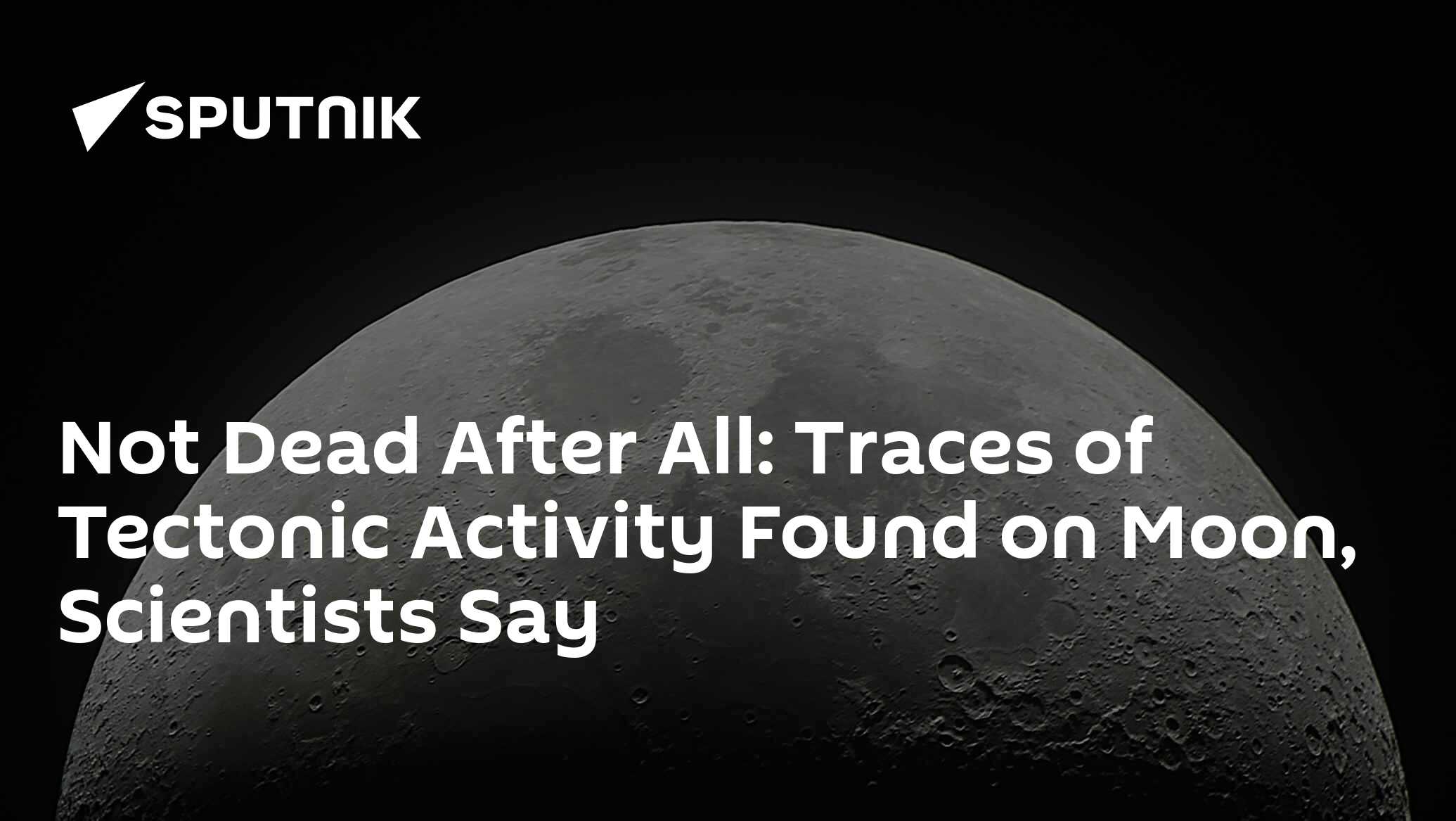 Not Dead After All: Traces of Tectonic Activity Found on Moon ...