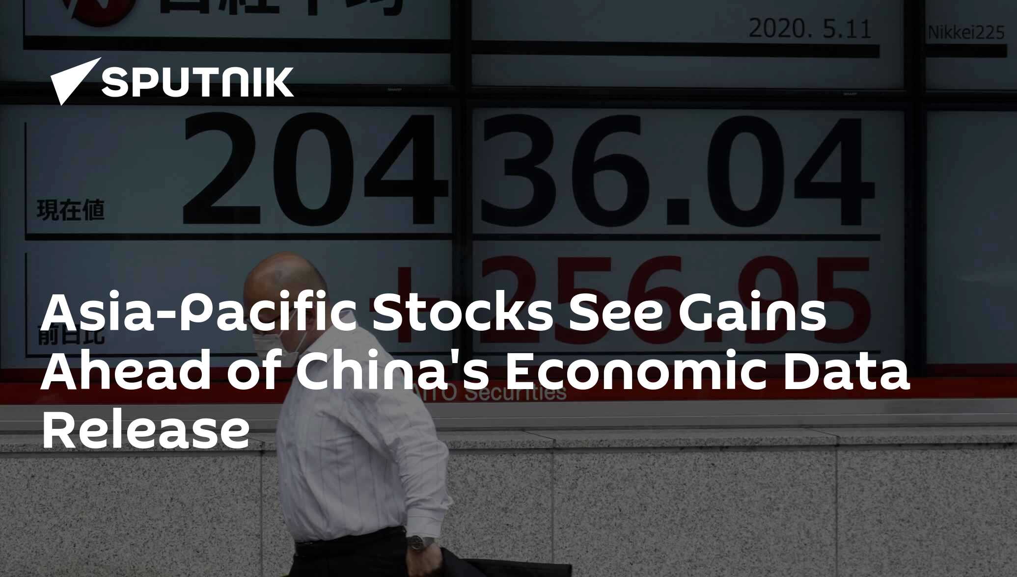 Asia-Pacific Stocks See Gains Ahead of China's Economic Data Release