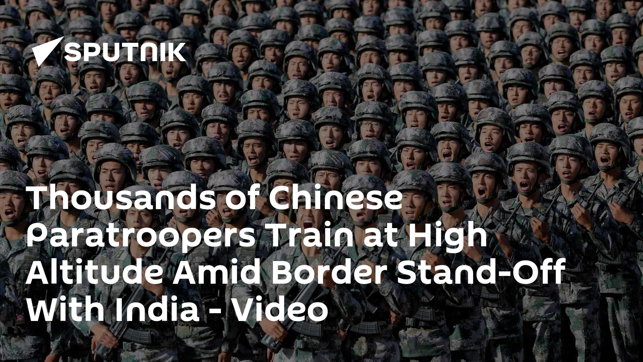 Thousands of Chinese Paratroopers Train at High Altitude Amid Border ...