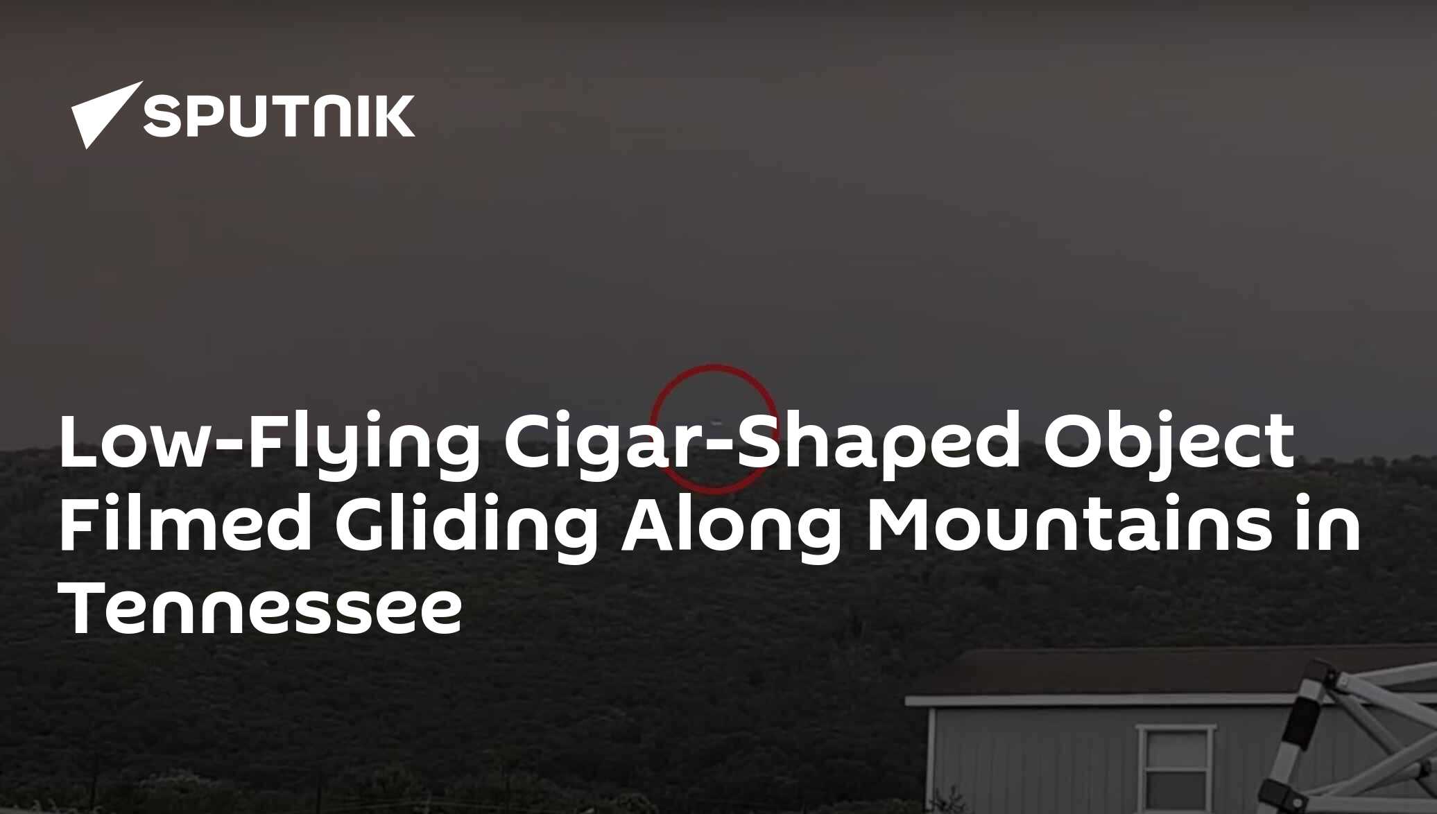 Low-Flying Cigar-Shaped Object Filmed Gliding Along Mountains in ...