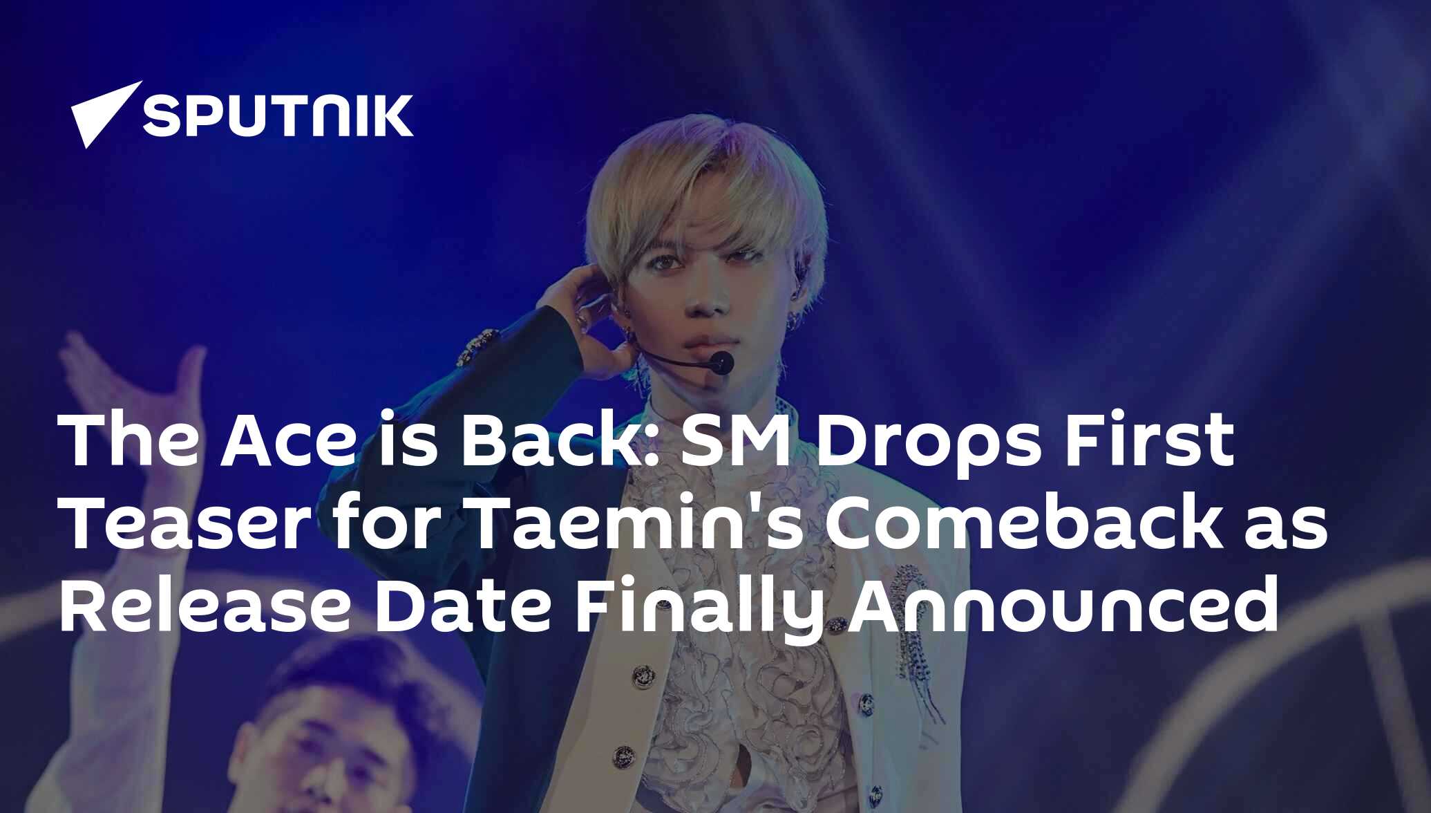 The Ace is Back: SM Drops First Teaser for Taemin's Comeback as Release ...