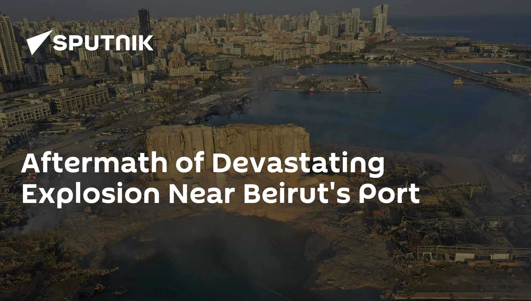 Aftermath of Devastating Explosion Near Beirut's Port