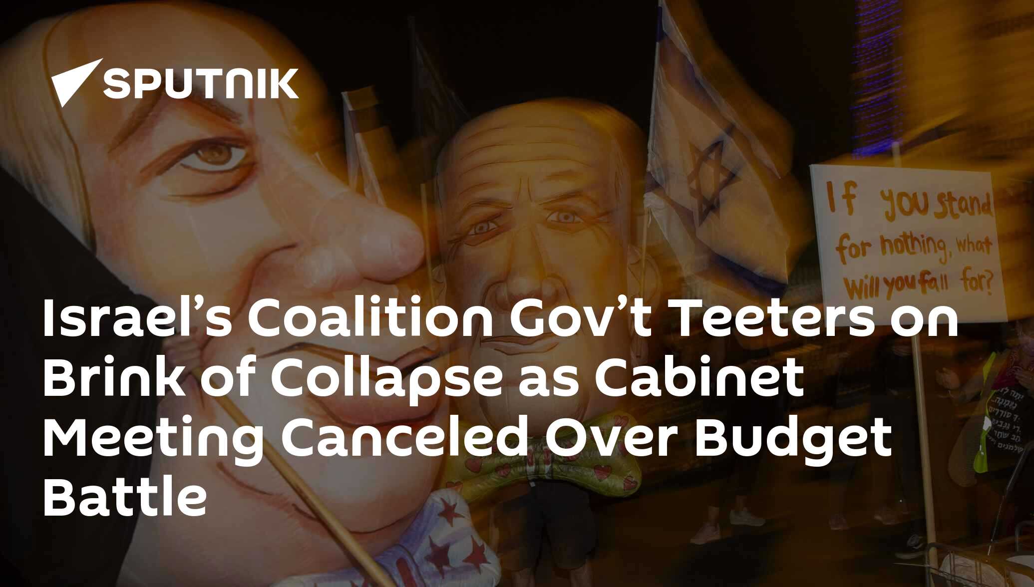 Israel’s Coalition Gov’t Teeters on Brink of Collapse as Cabinet ...