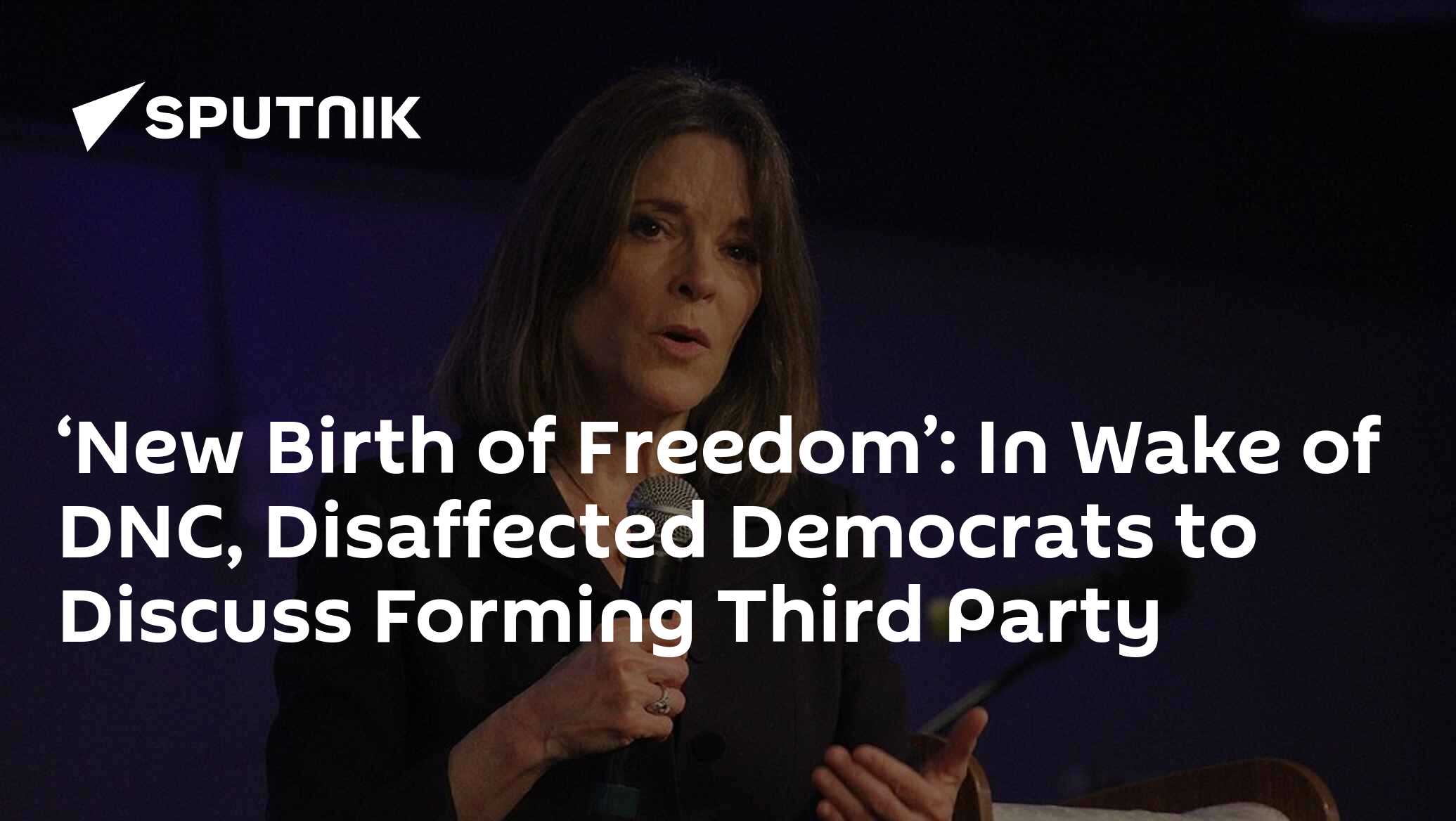 ‘New Birth of Freedom’: In Wake of DNC, Disaffected Democrats to ...