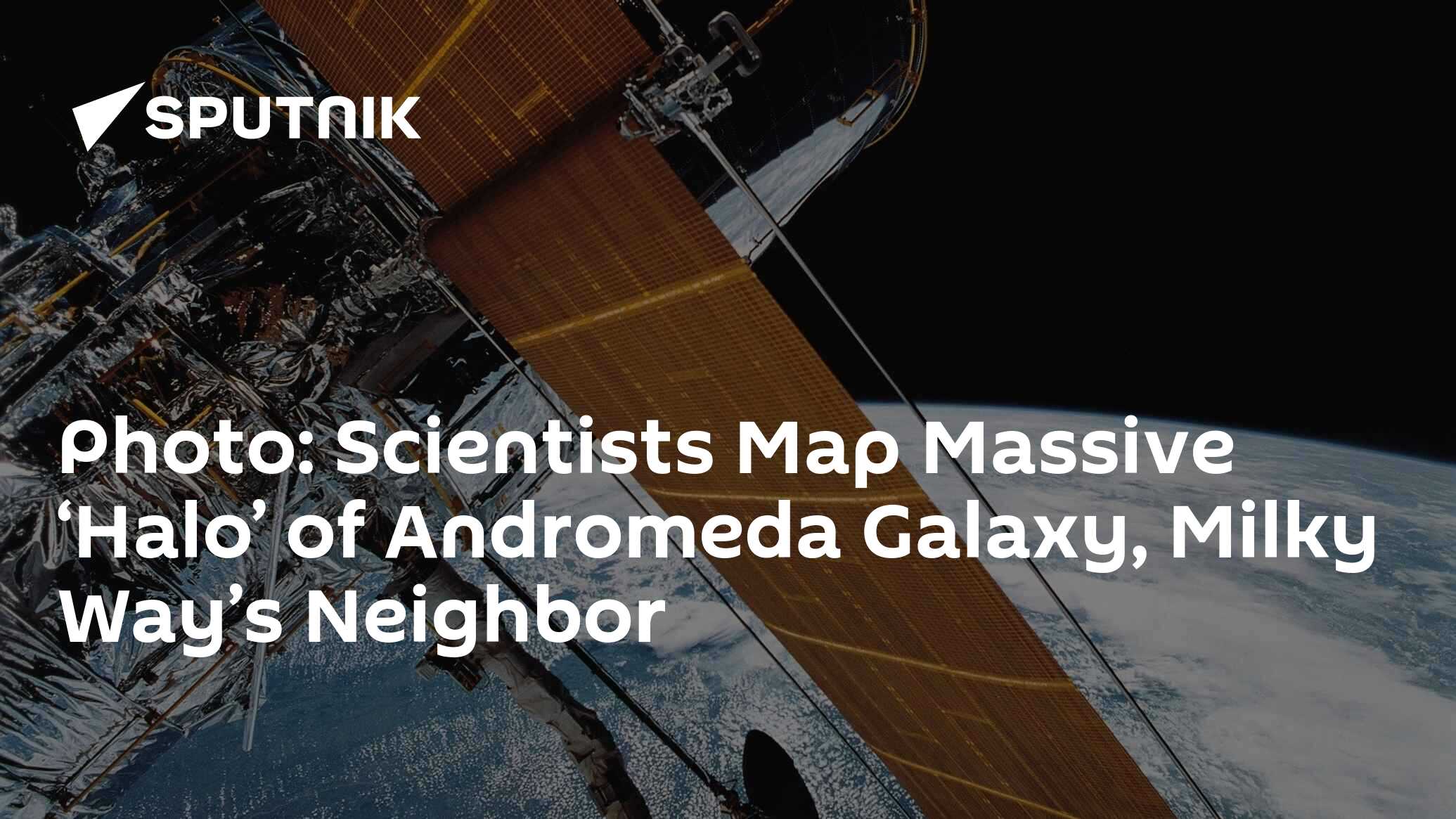 Photo Scientists Map Massive ‘halo Of Andromeda Galaxy Milky Ways Neighbor