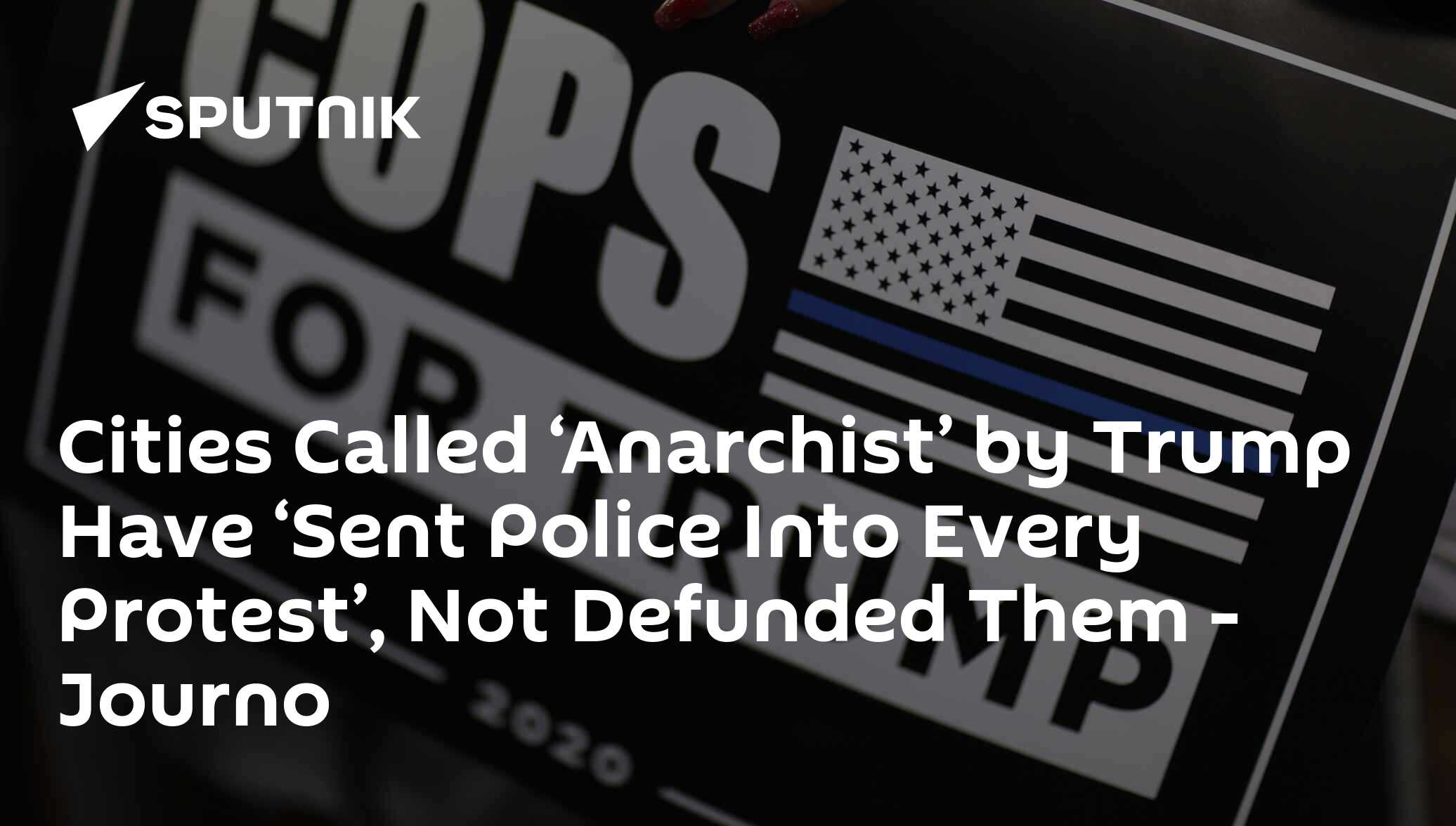 Cities Called ‘Anarchist’ by Trump Have ‘Sent Police Into Every Protest ...