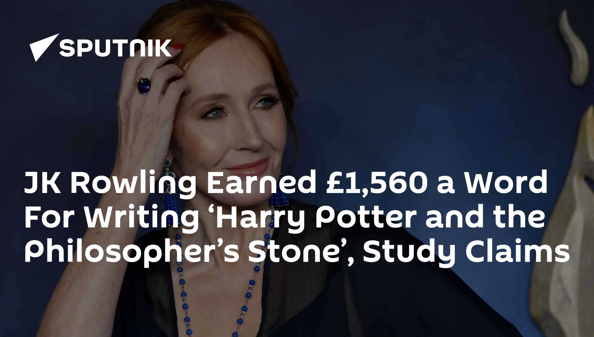 JK Rowling Earned £1,560 a Word For Writing ‘Harry Potter and the ...