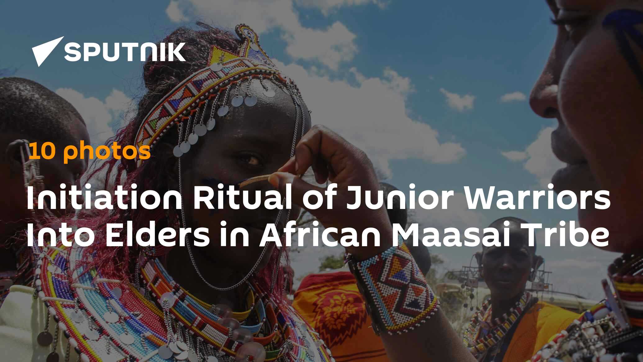 Initiation Ritual of Junior Warriors Into Elders in African Maasai ...