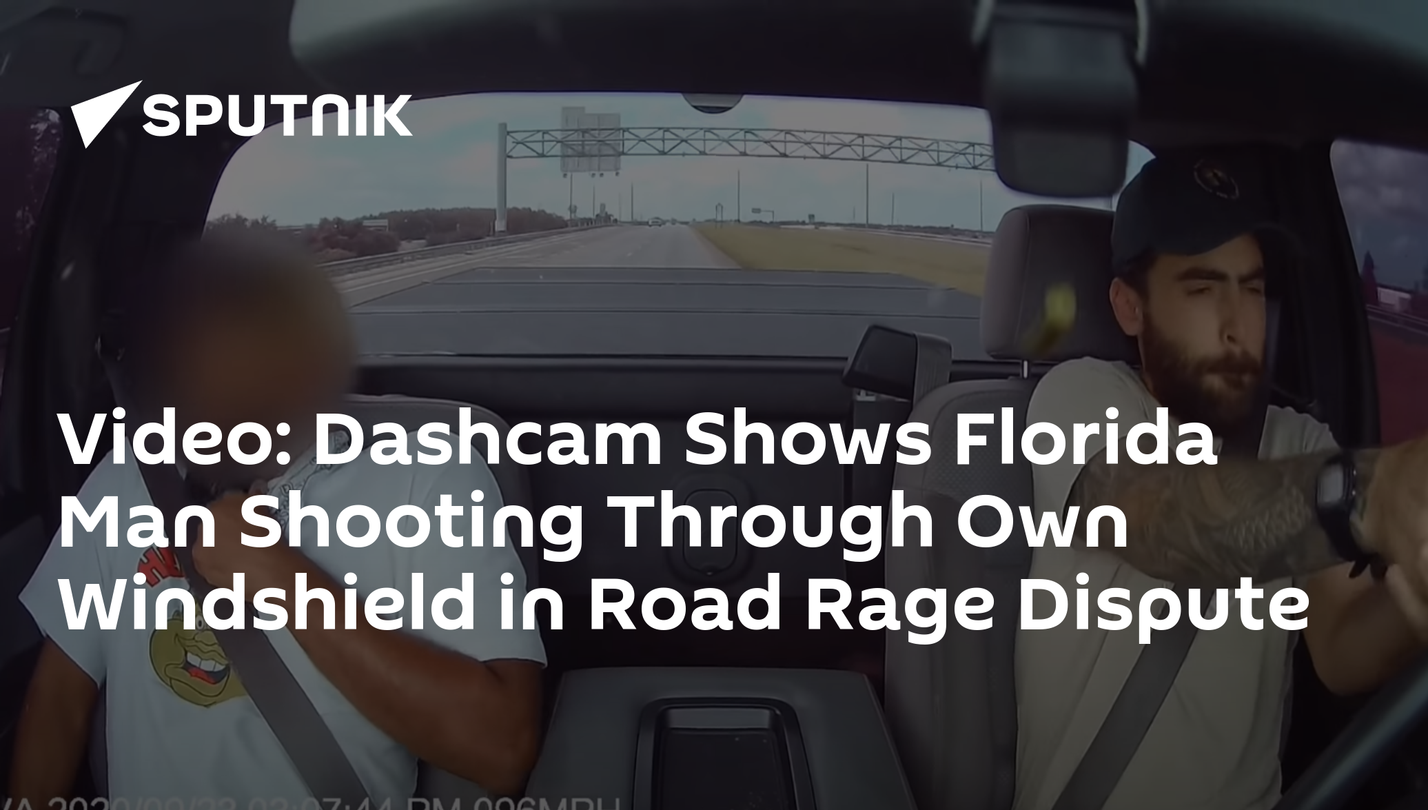 Video: Dashcam Shows Florida Man Shooting Through Own Windshield in ...