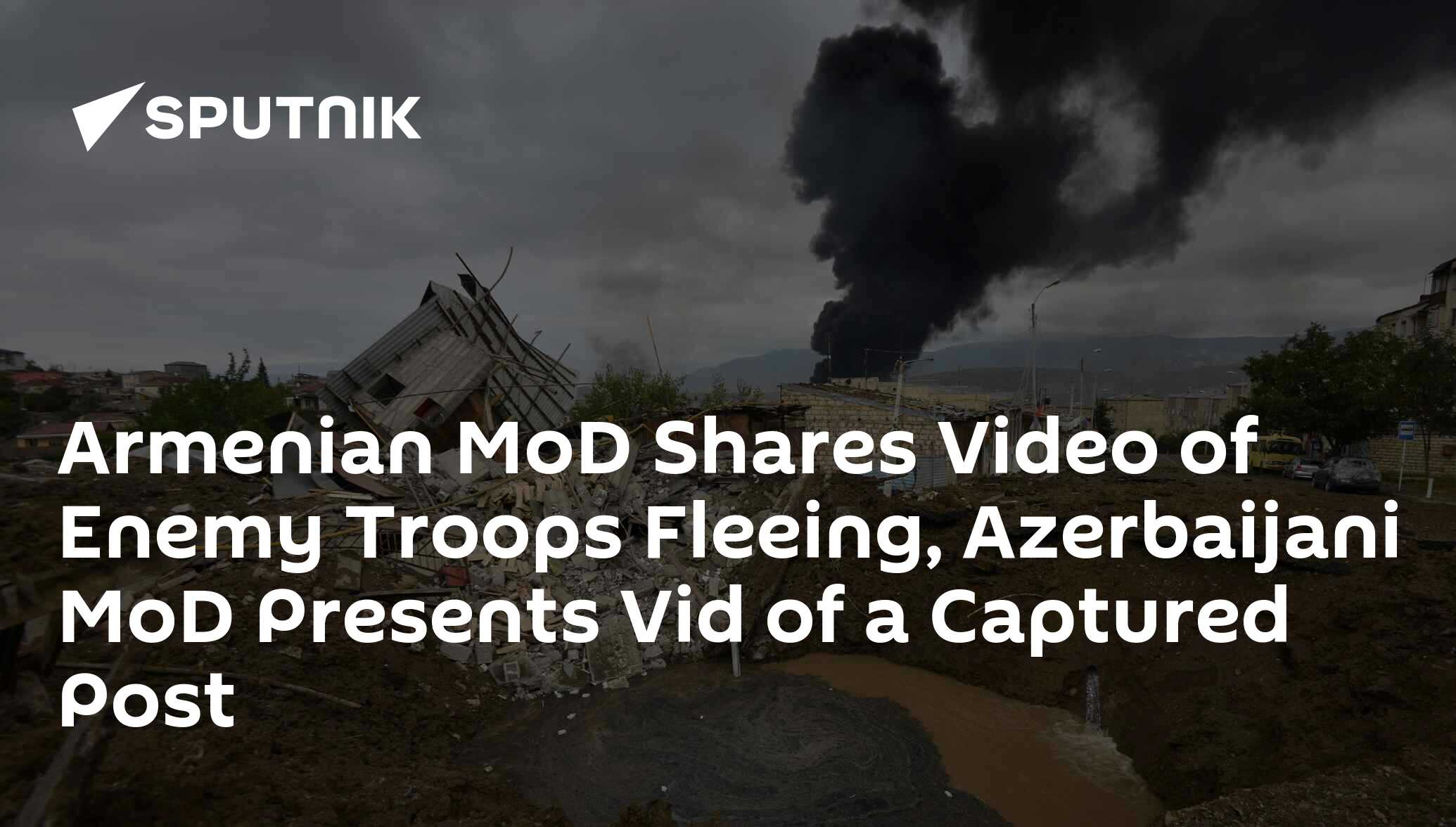 Armenian MoD Shares Video of Enemy Troops Fleeing, Azerbaijani MoD ...
