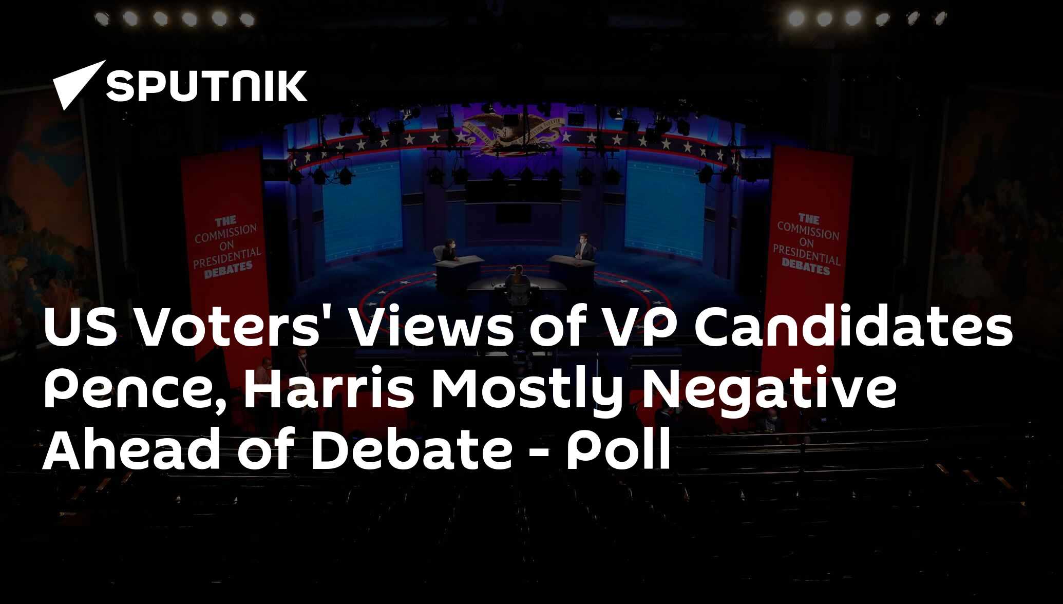US Voters' Views of VP Candidates Pence, Harris Mostly Negative Ahead ...