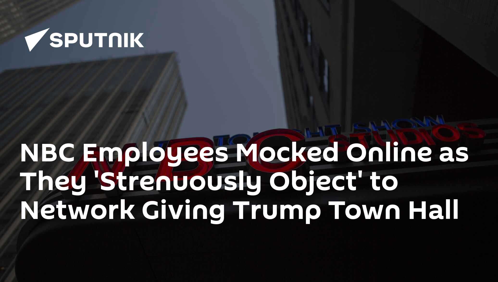 NBC Employees Mocked Online as They 'Strenuously Object' to Network ...