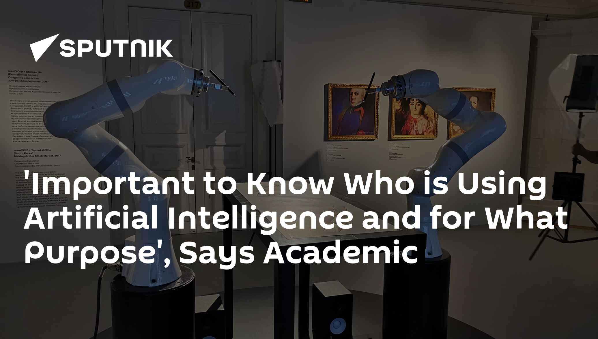 'Important to Know Who is Using Artificial Intelligence and for What ...
