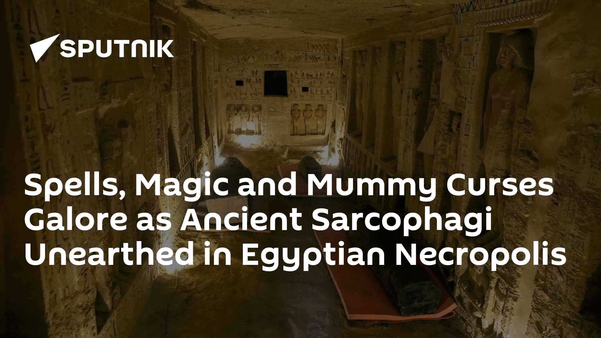 Spells, Magic and Mummy Curses Galore as Ancient Sarcophagi Unearthed ...