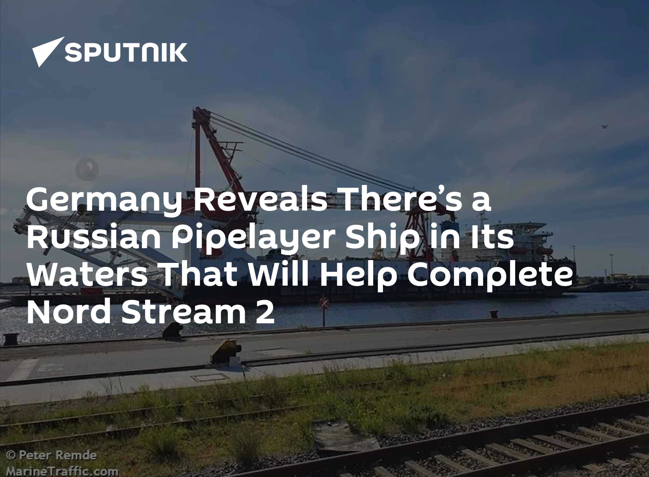 Germany Reveals There’s a Russian Pipelayer Ship in Its Waters That ...