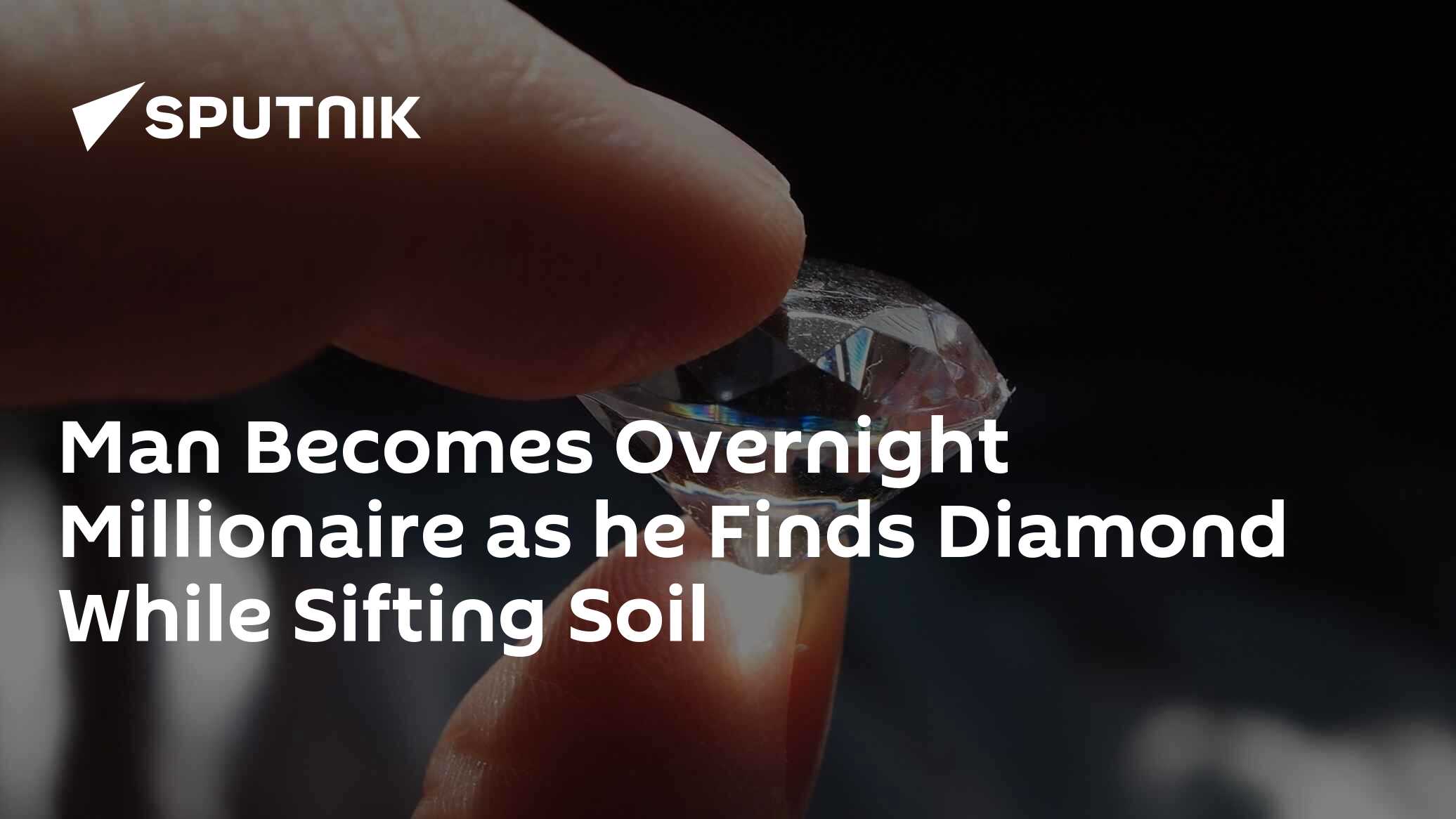 Man Becomes Overnight Millionaire as he Finds Diamond While Sifting ...