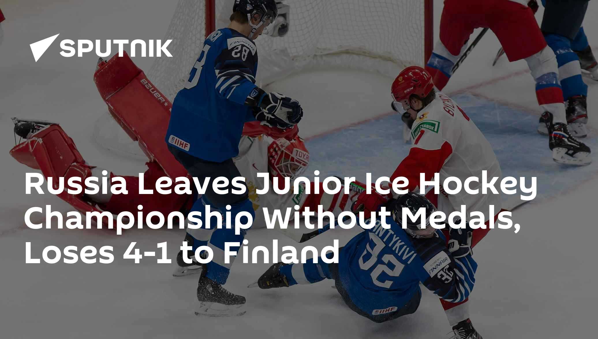 Russia Leaves Junior Ice Hockey Championship Without Medals, Loses 4-1 ...