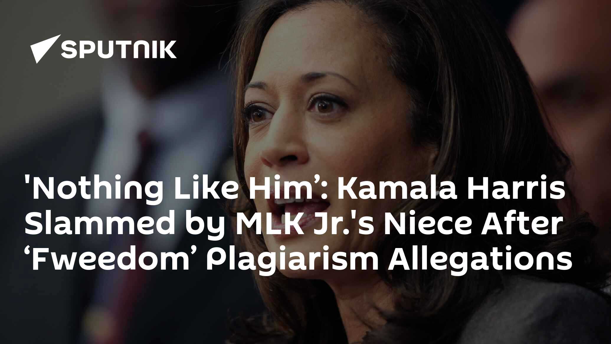 'Nothing Like Him’: Kamala Harris Slammed by MLK Jr.'s Niece After ...