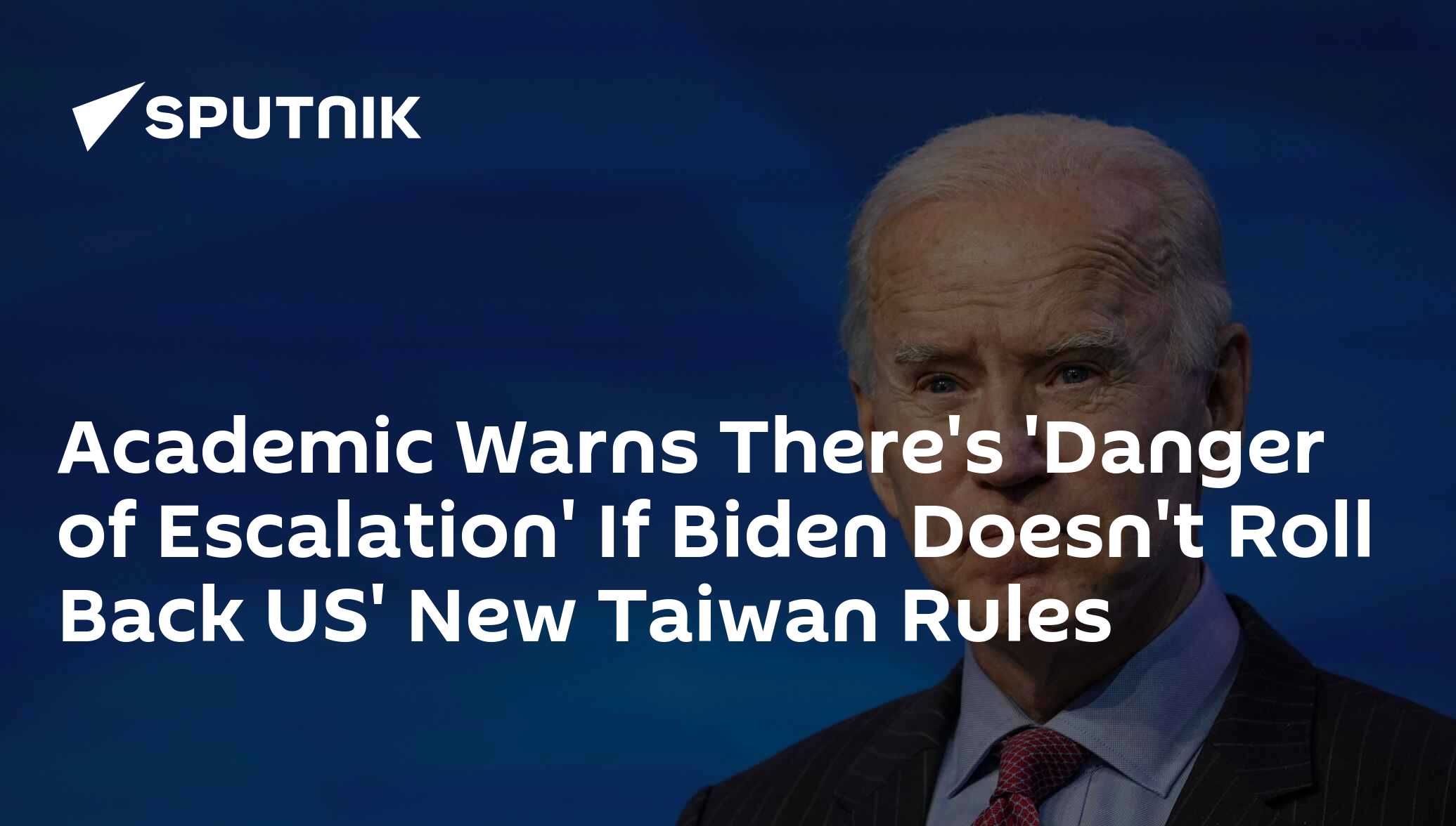 Academic Warns There's 'Danger of Escalation' If Biden Doesn't Roll ...