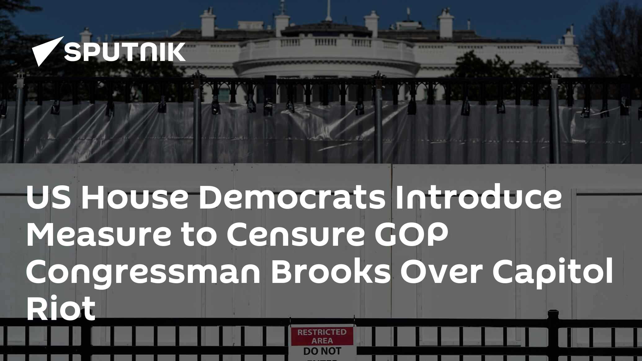 US House Democrats Introduce Measure to Censure GOP Congressman Brooks ...