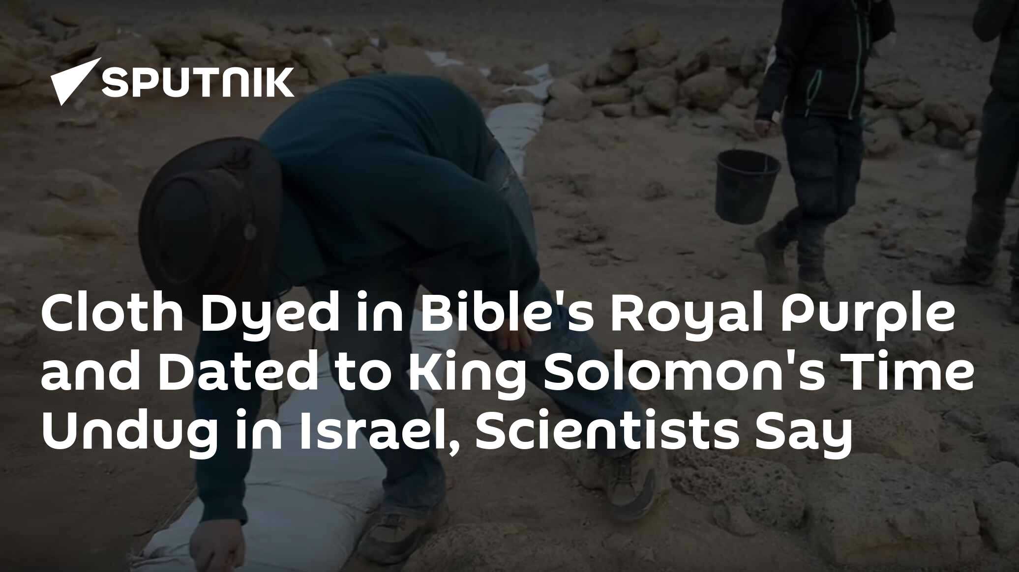 Cloth Dyed in Bible's Royal Purple and Dated to King Solomon's Time ...