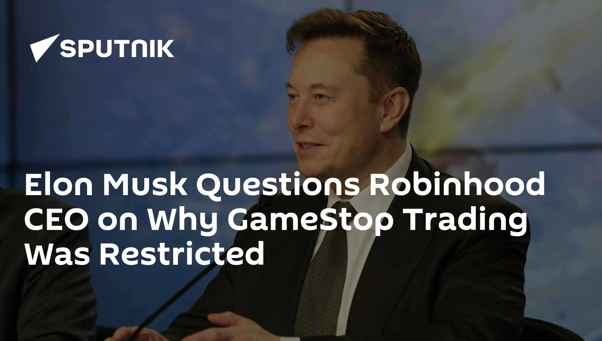 Elon Musk Questions Robinhood CEO on Why GameStop Trading Was ...