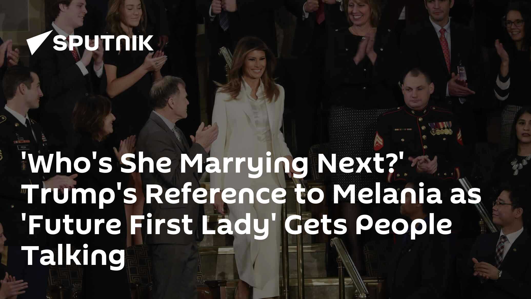 'Who's She Marrying Next?' Trump's Reference to Melania as 'Future ...