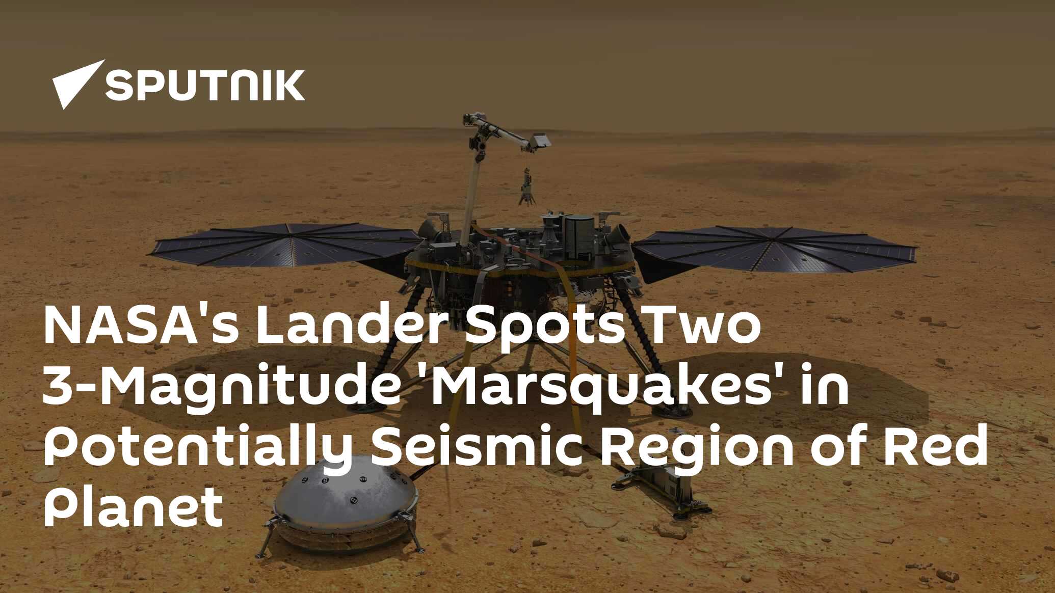 NASA's Lander Spots Two 3-Magnitude 'Marsquakes' in Potentially Seismic ...