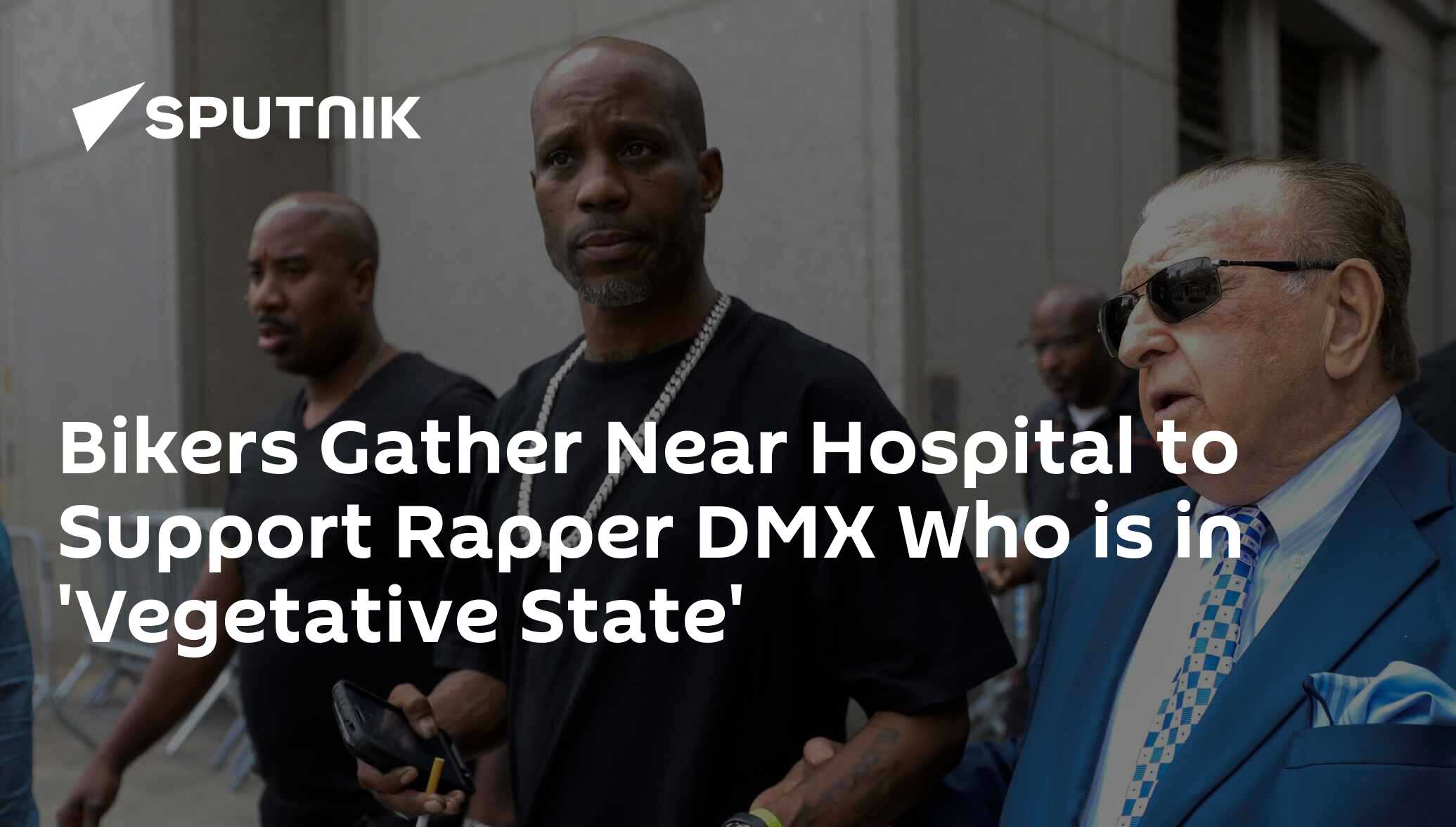 Bikers Gather Near Hospital to Support Rapper DMX Who is in 'Vegetative ...