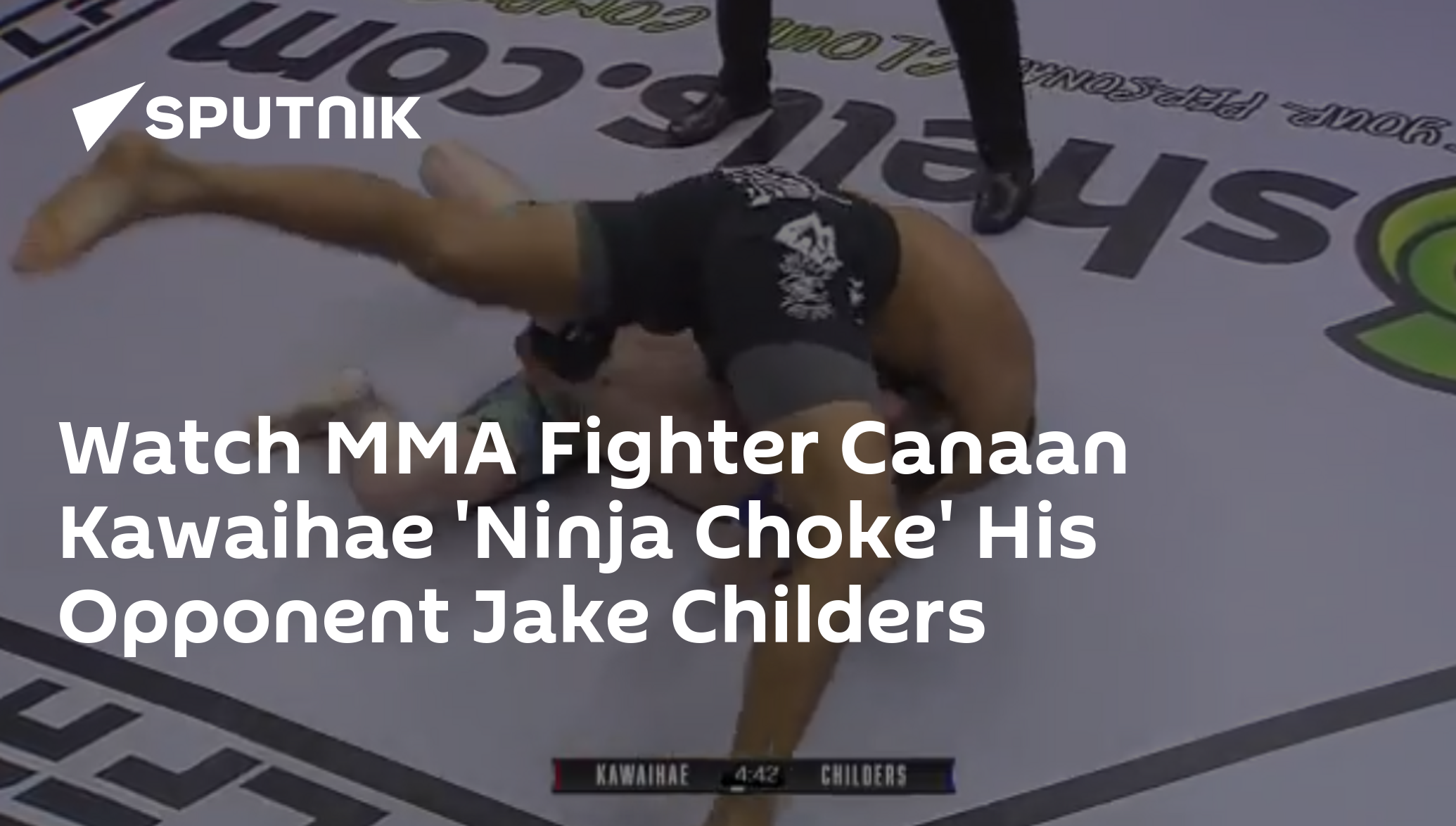 Watch MMA Fighter Canaan Kawaihae 'Ninja Choke' His Opponent Jake ...