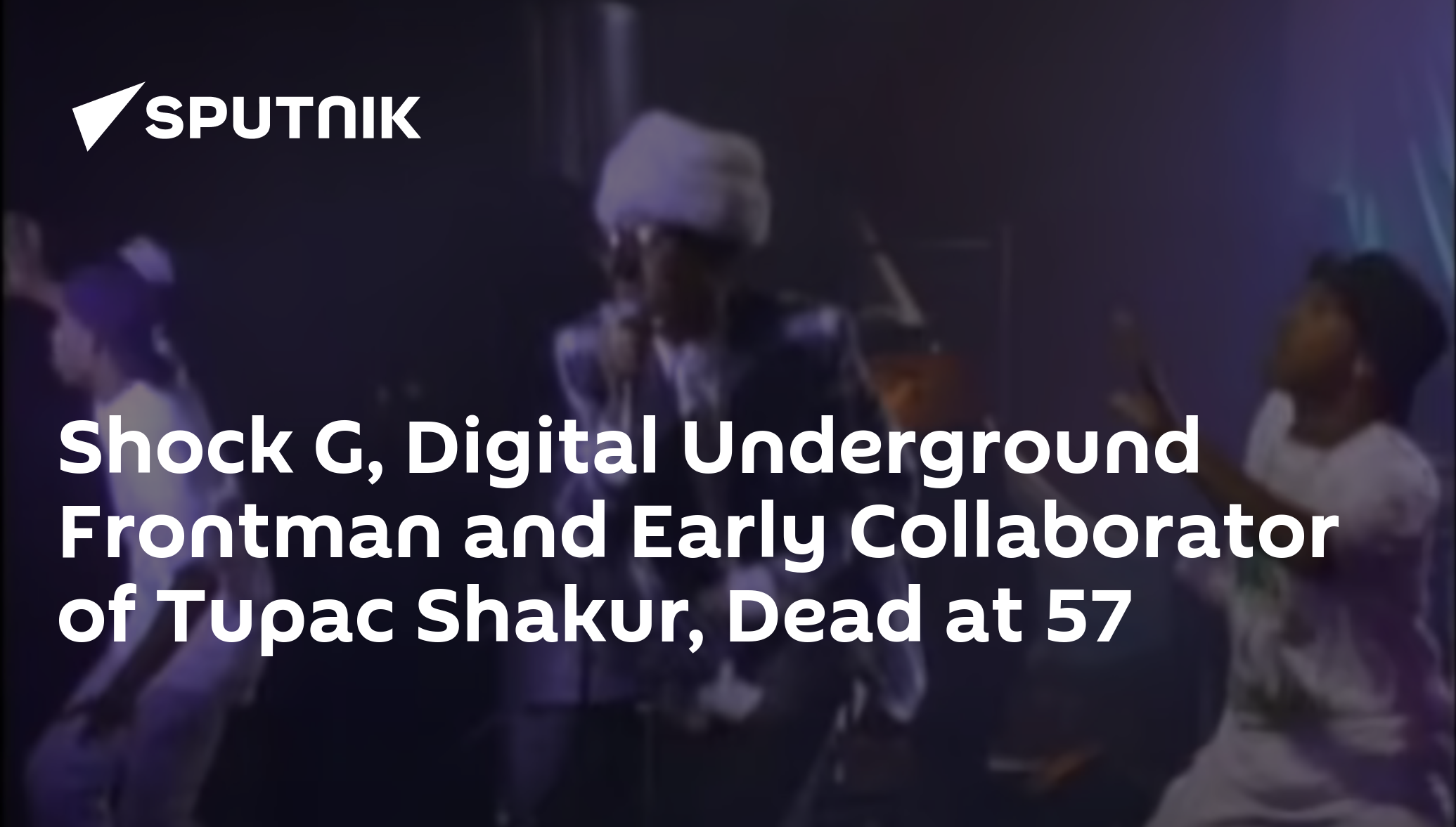 Shock G, Digital Underground Frontman and Early Collaborator of Tupac ...