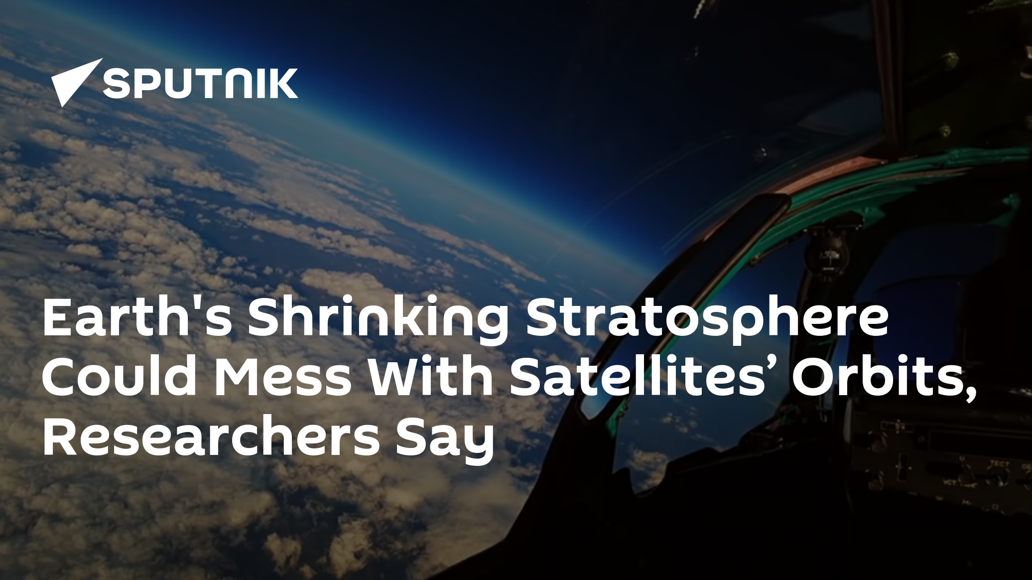 Earth's Shrinking Stratosphere Could Mess With Satellites’ Orbits ...