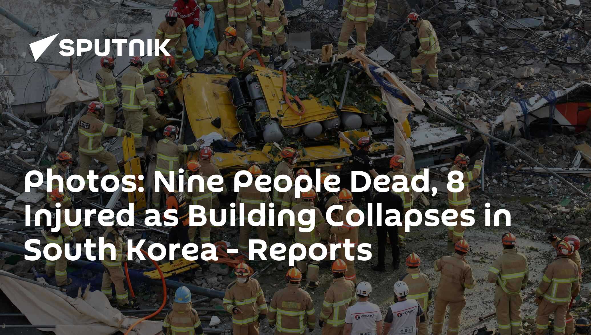 Photos: Nine People Dead, 8 Injured as Building Collapses in South ...
