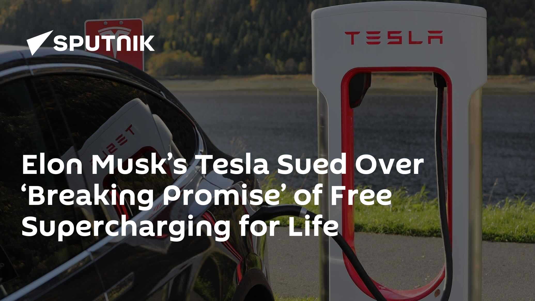 Elon Musks Tesla Sued Over ‘breaking Promise Of Free Supercharging