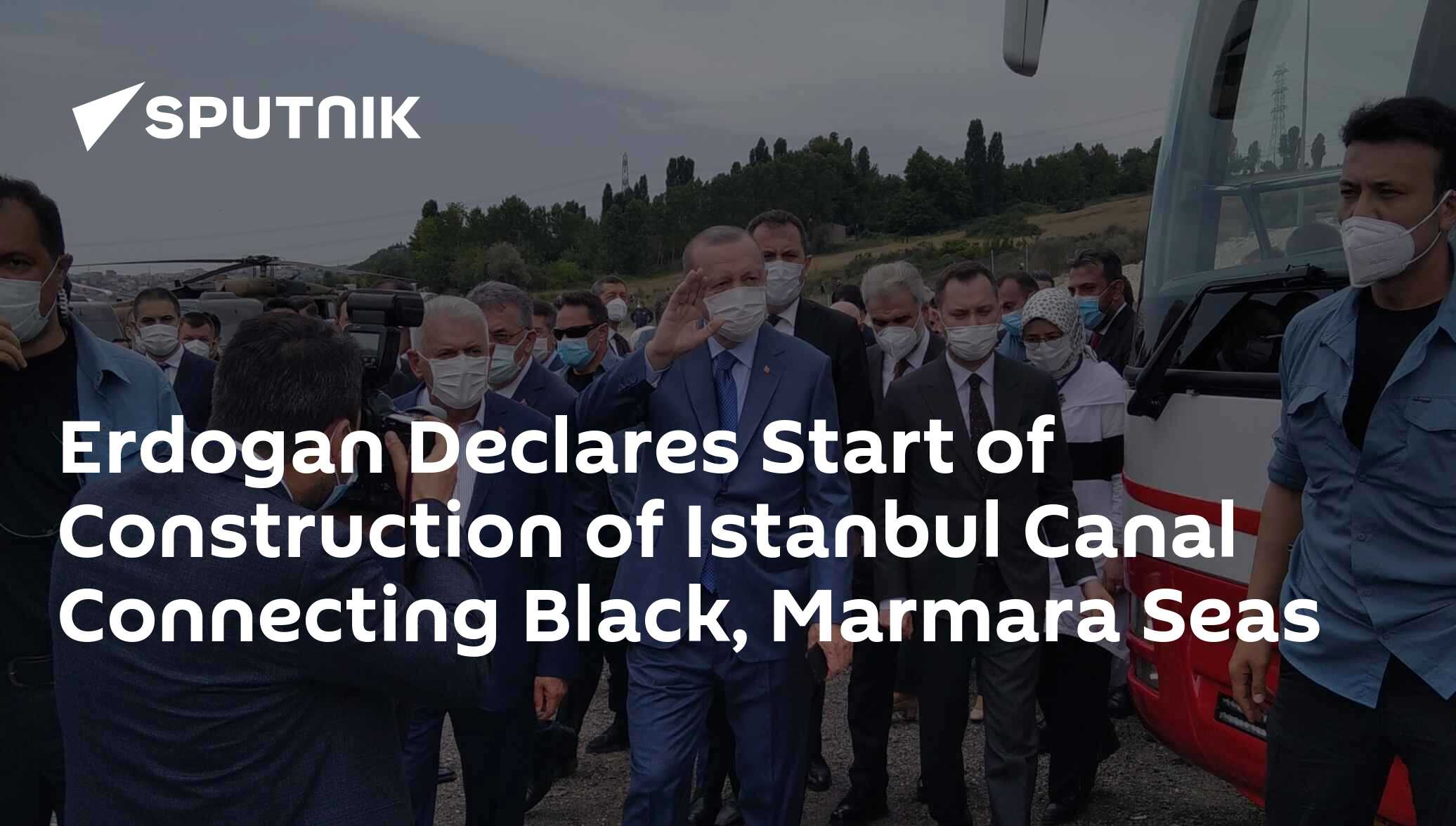 Erdogan Declares Start of Construction of Istanbul Canal Connecting ...