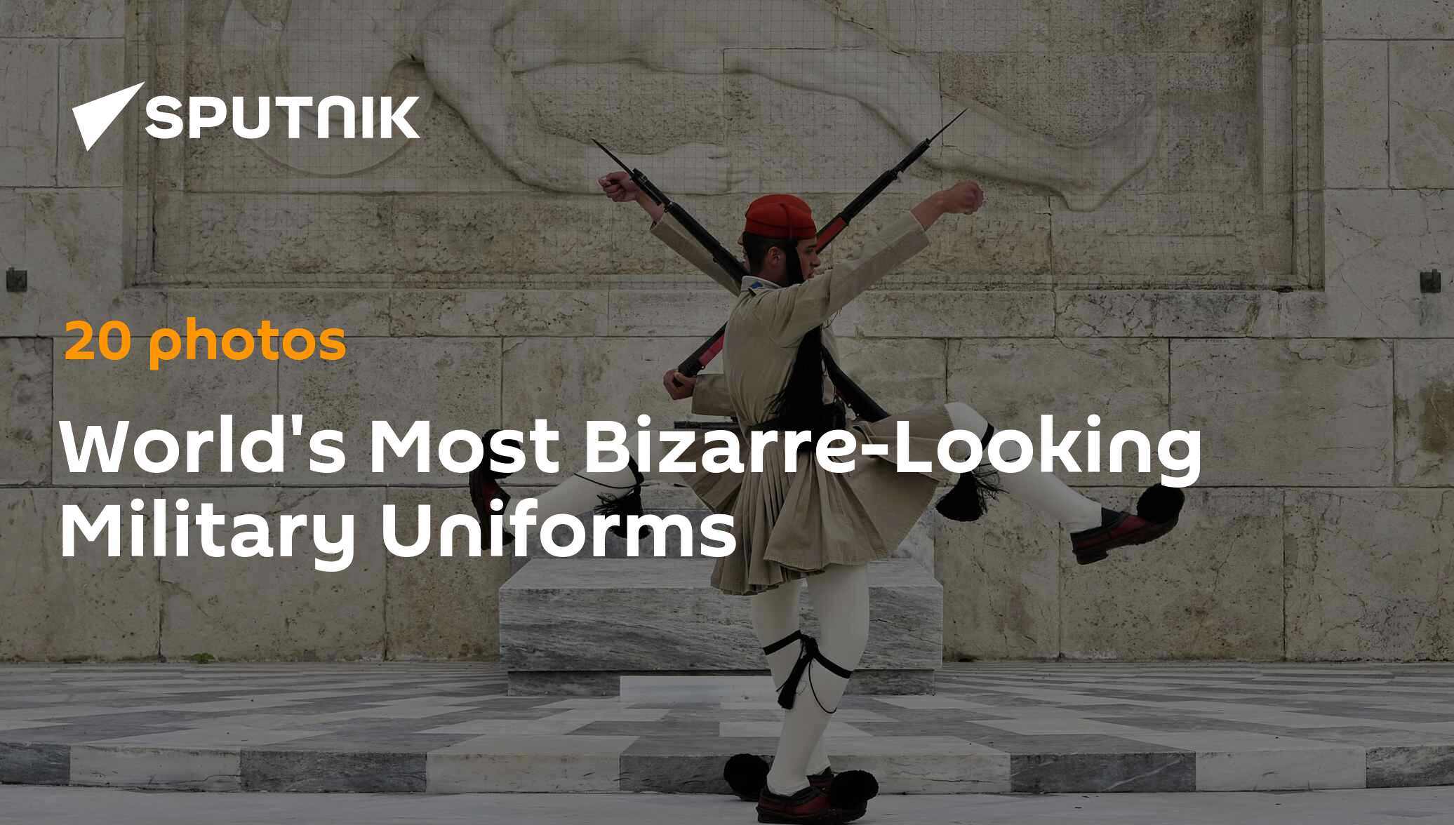 World's Most Bizarre-Looking Military Uniforms - 10.07.2021, Sputnik ...