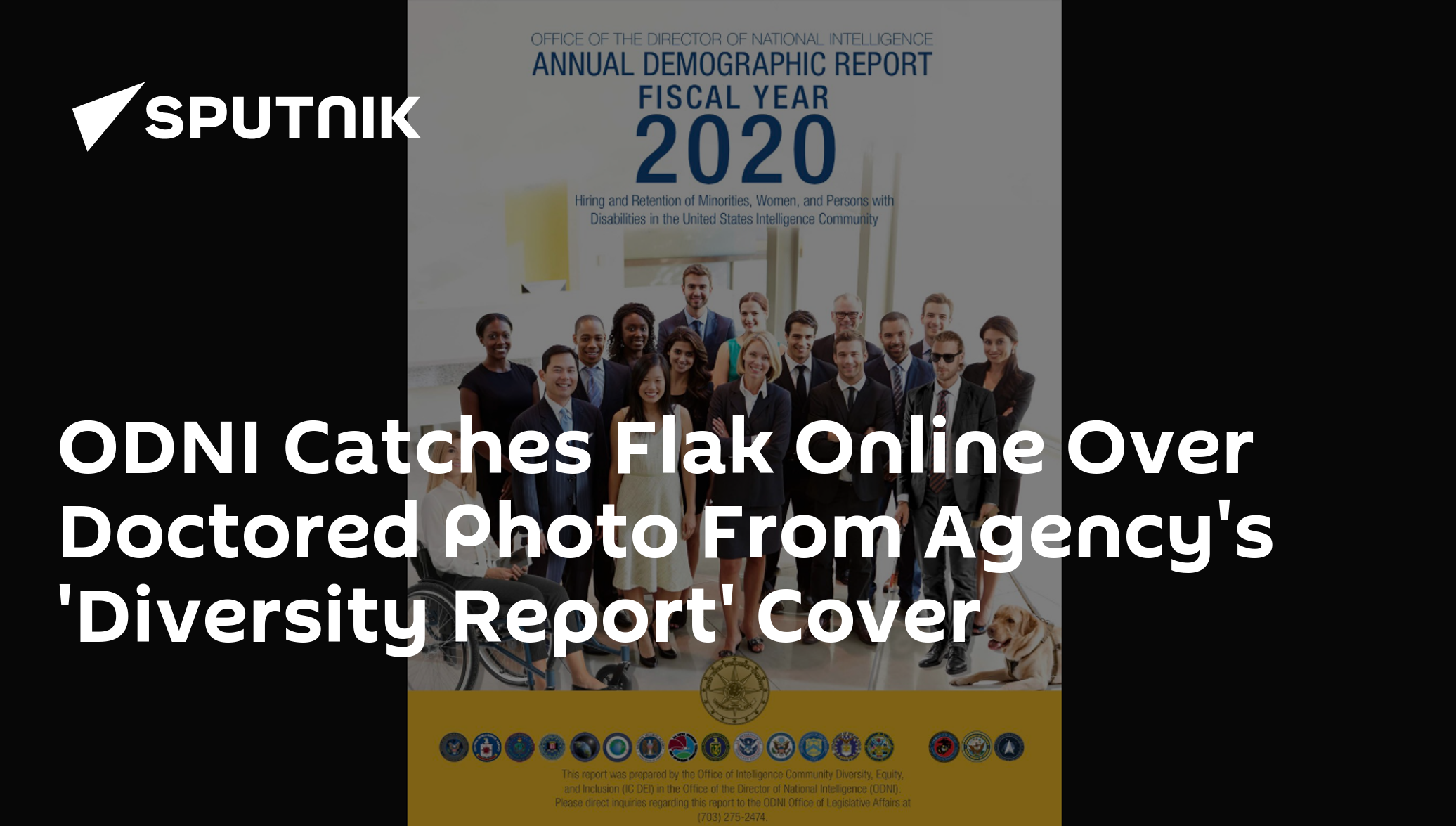 ODNI Catches Flak Online Over Doctored Photo From Agency's 'Diversity ...