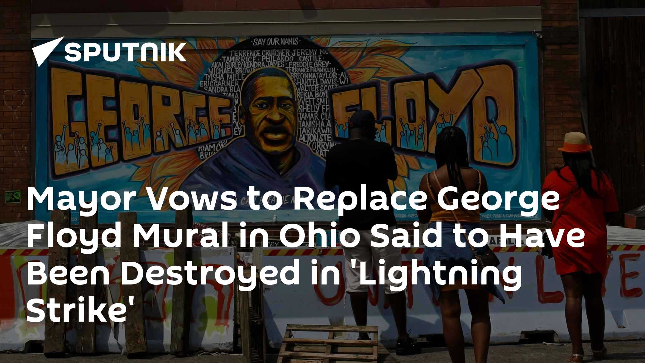 Mayor Vows to Replace George Floyd Mural in Ohio Said to Have Been ...