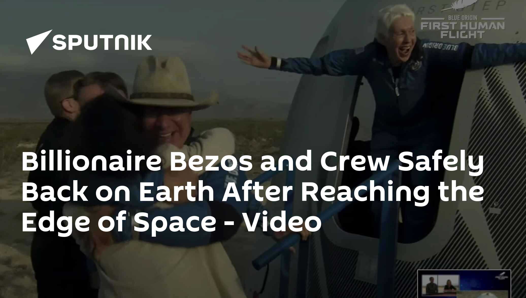 Billionaire Bezos and Crew Safely Back on Earth After Reaching the Edge ...