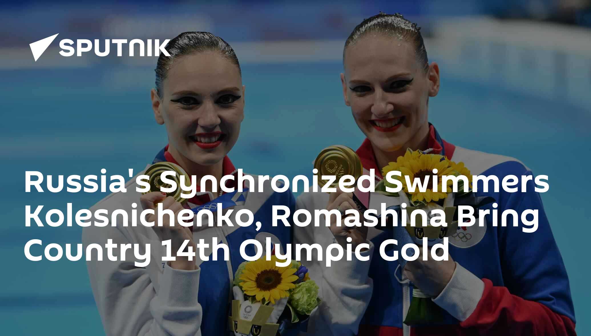 Russia's Synchronized Swimmers Kolesnichenko, Romashina Bring Country ...