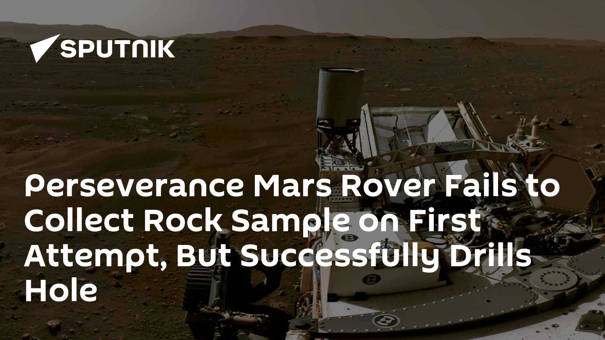 Perseverance Mars Rover Fails to Collect Rock Sample on First Attempt ...