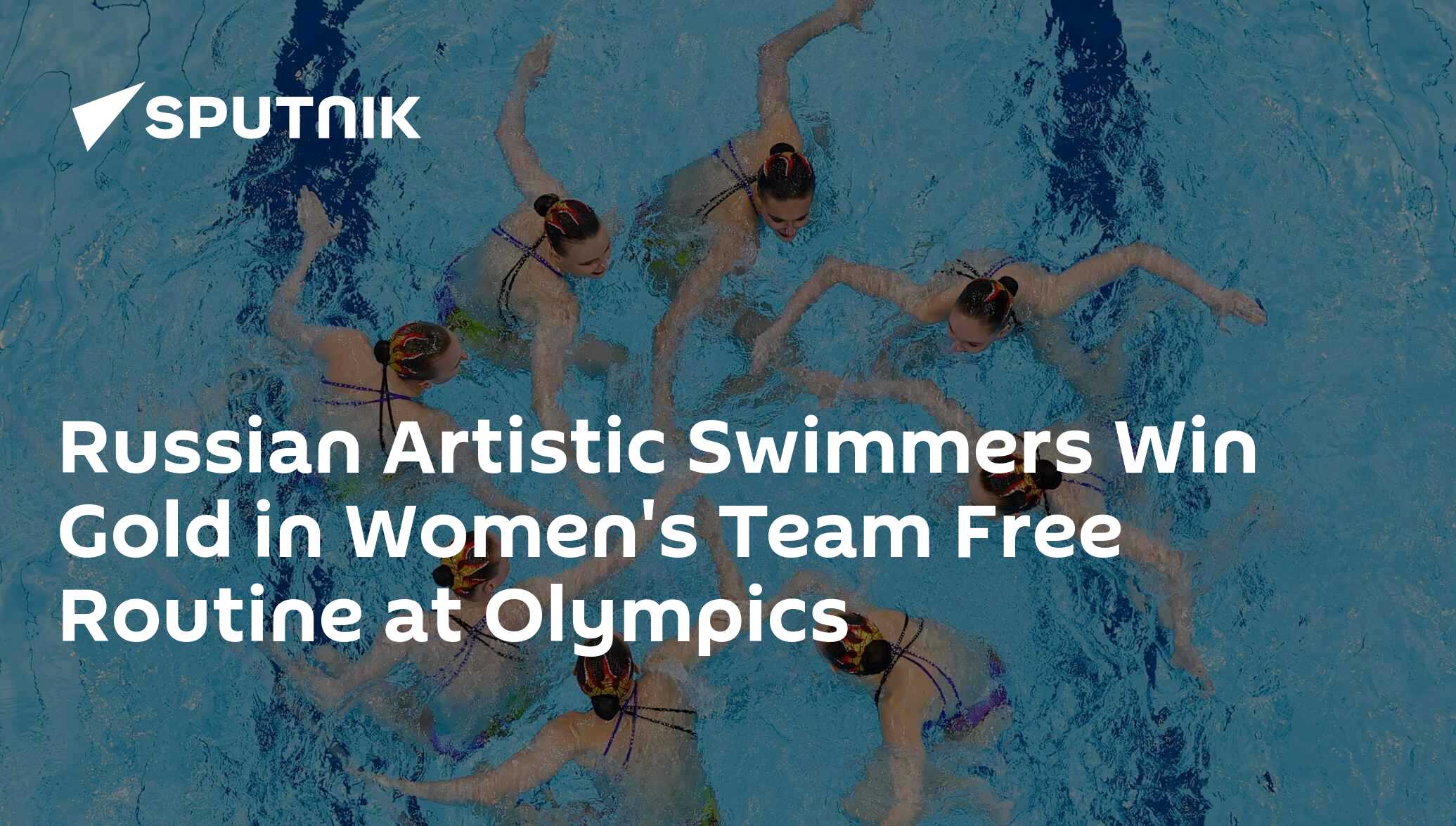 Russian Artistic Swimmers Win Gold in Women's Team Free Routine at Olympics