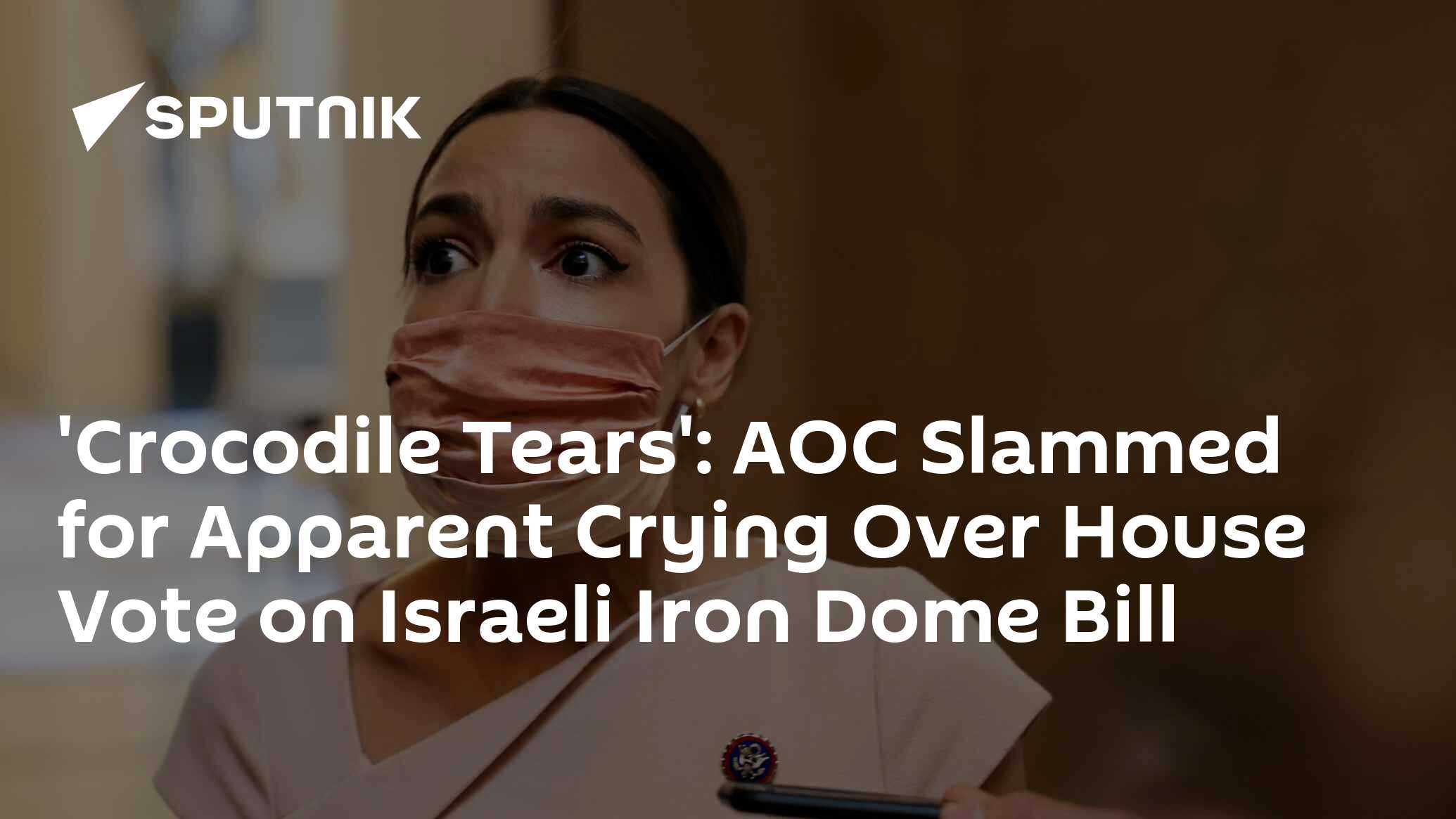 'Crocodile Tears': AOC Slammed for Apparent Crying Over House Vote on ...