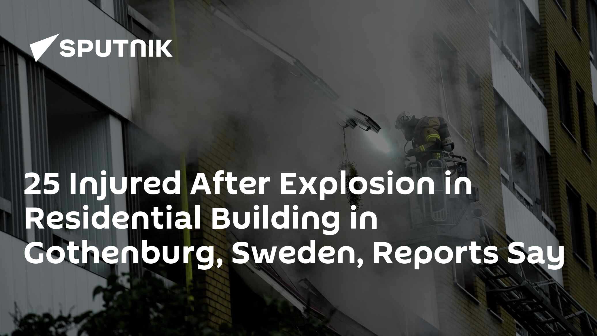 25 Injured After Explosion in Residential Building in Gothenburg ...